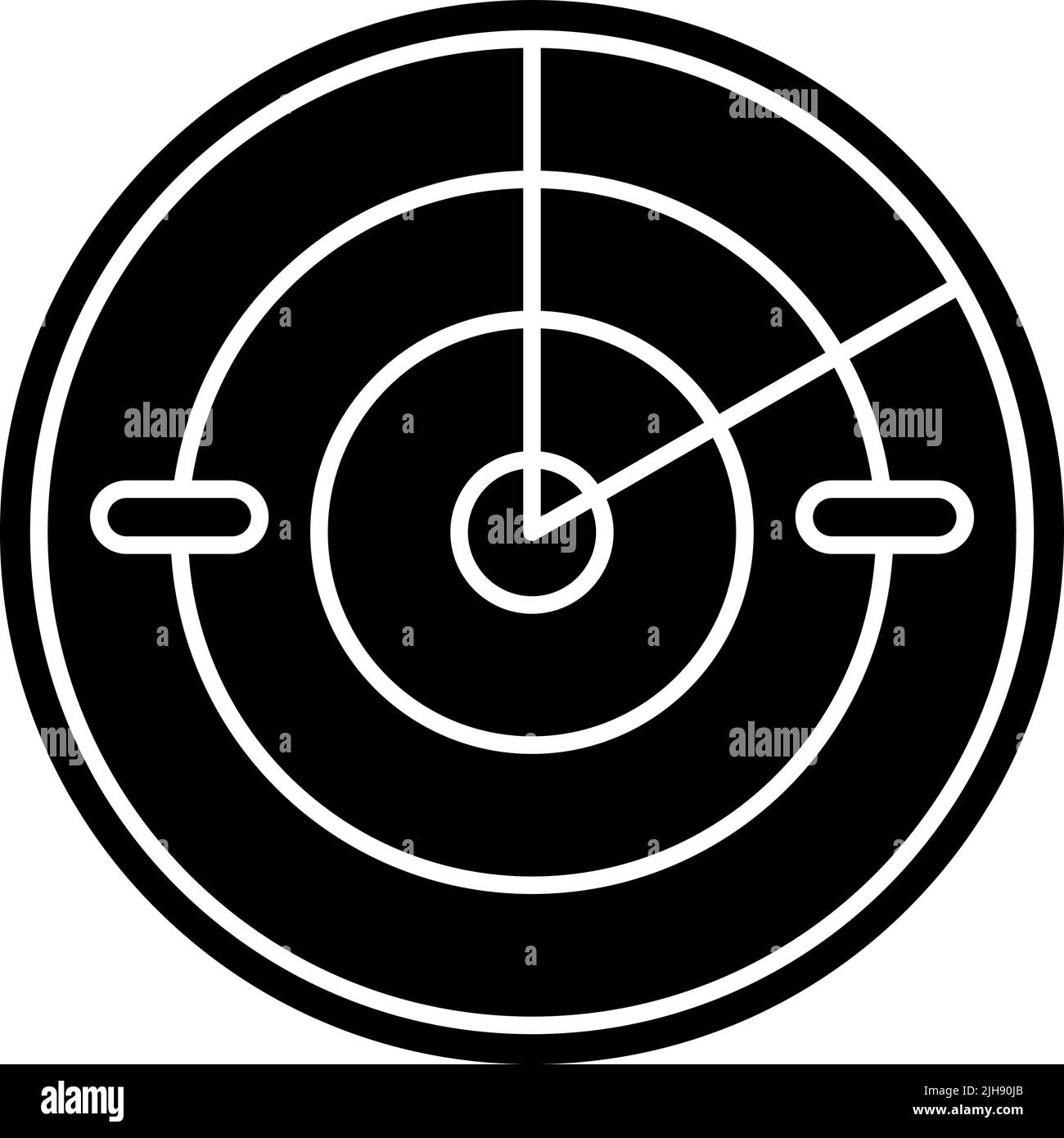 Radar screen vector Black and White Stock Photos & Images - Alamy