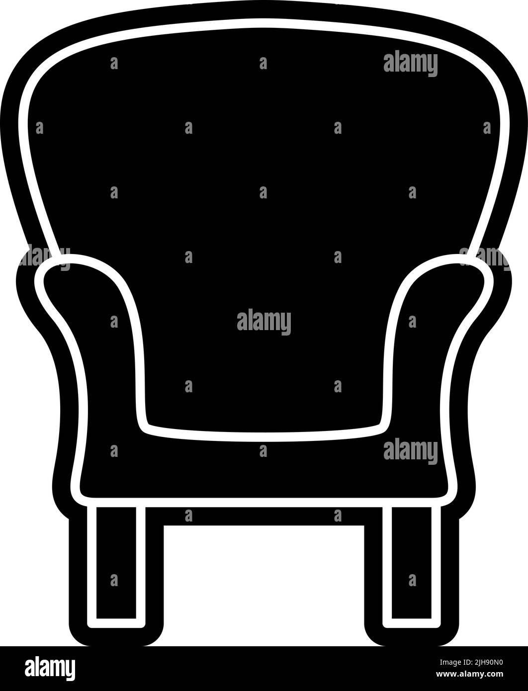 Living room furniture top Black and White Stock Photos & Images - Alamy