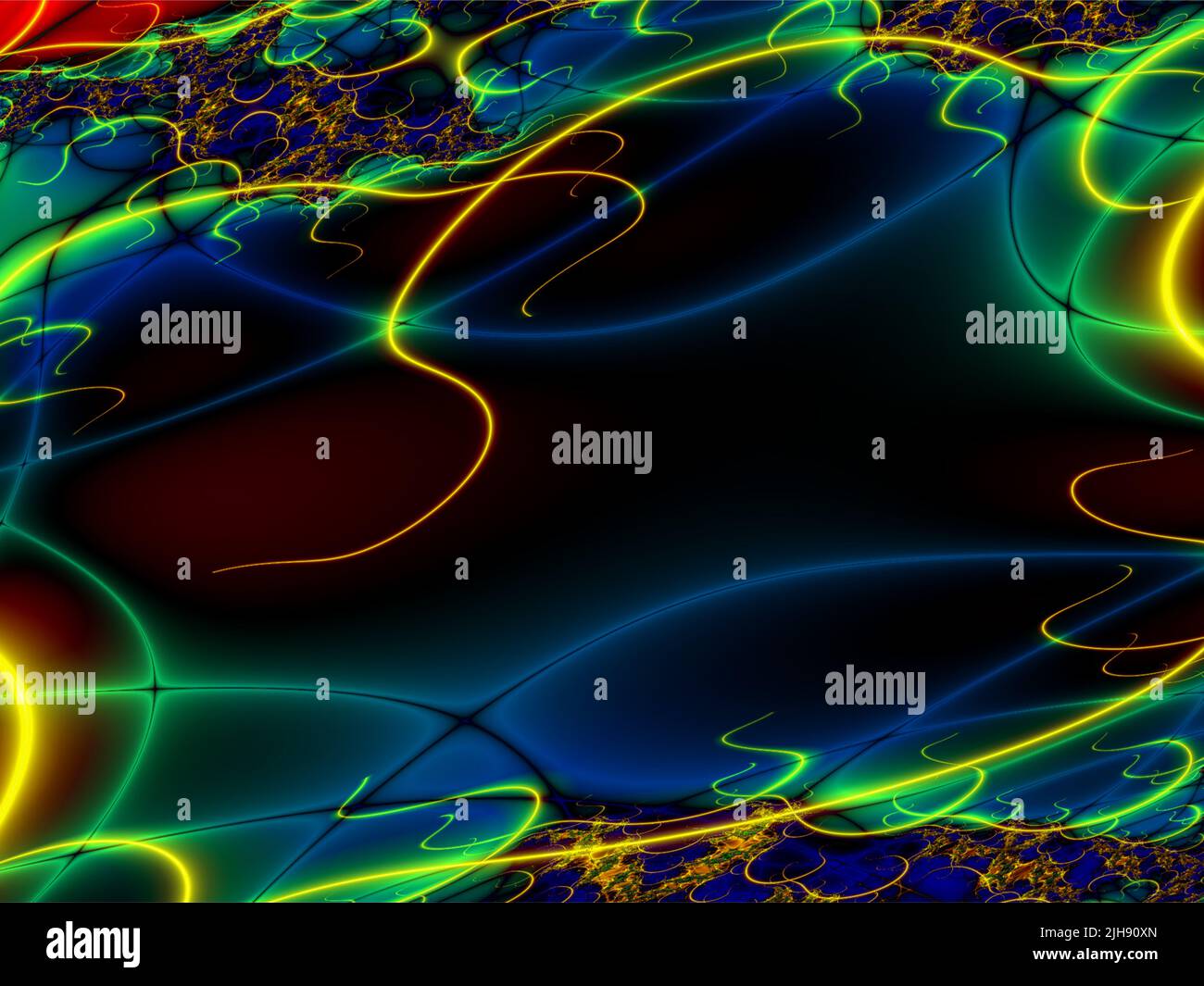 bright abstract pattern of bright and luminous lines, wallpaper, color ...