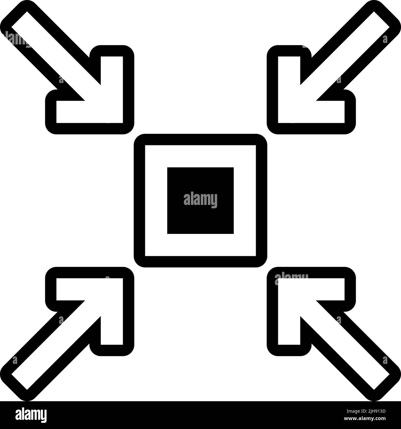 Increase and decrease resize Stock Vector Image & Art - Alamy