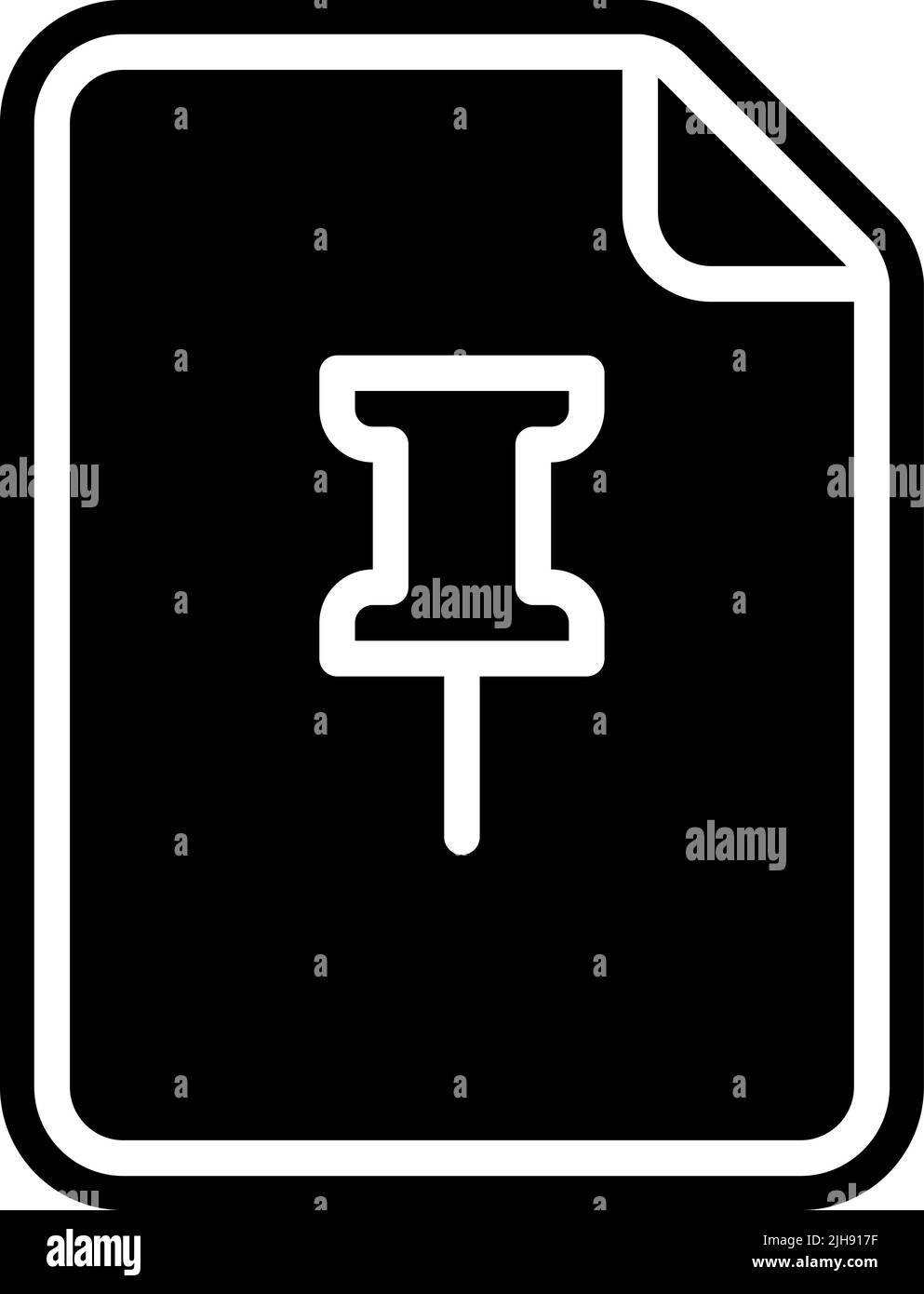 Files and documents pinned notes Stock Vector Image & Art - Alamy