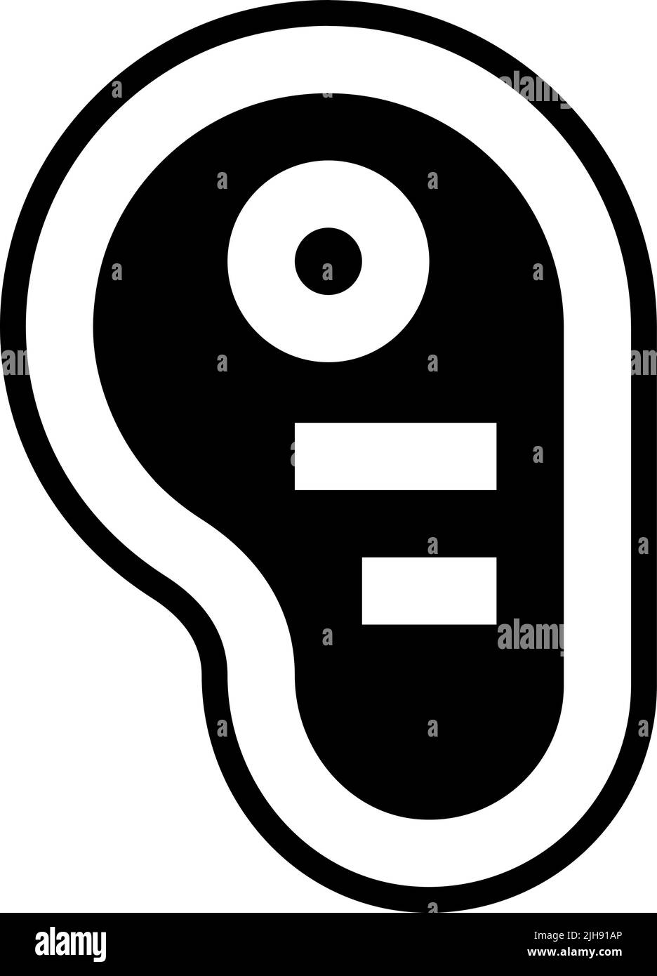 Raw beef burger steak Stock Vector Images - Alamy