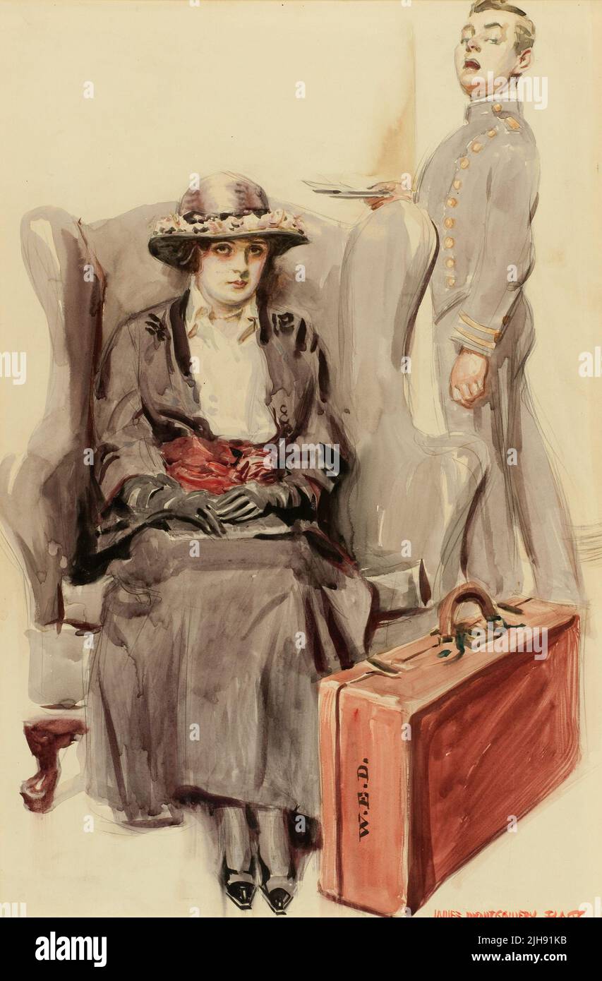 Judge Magazine cover (1912) by James Montgomery Flagg Stock Photo - Alamy