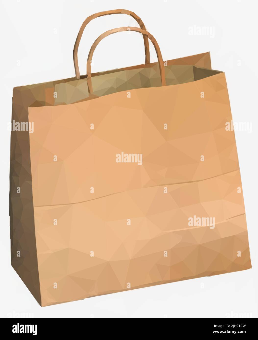 Vertical paper bag Stock Vector Images - Alamy