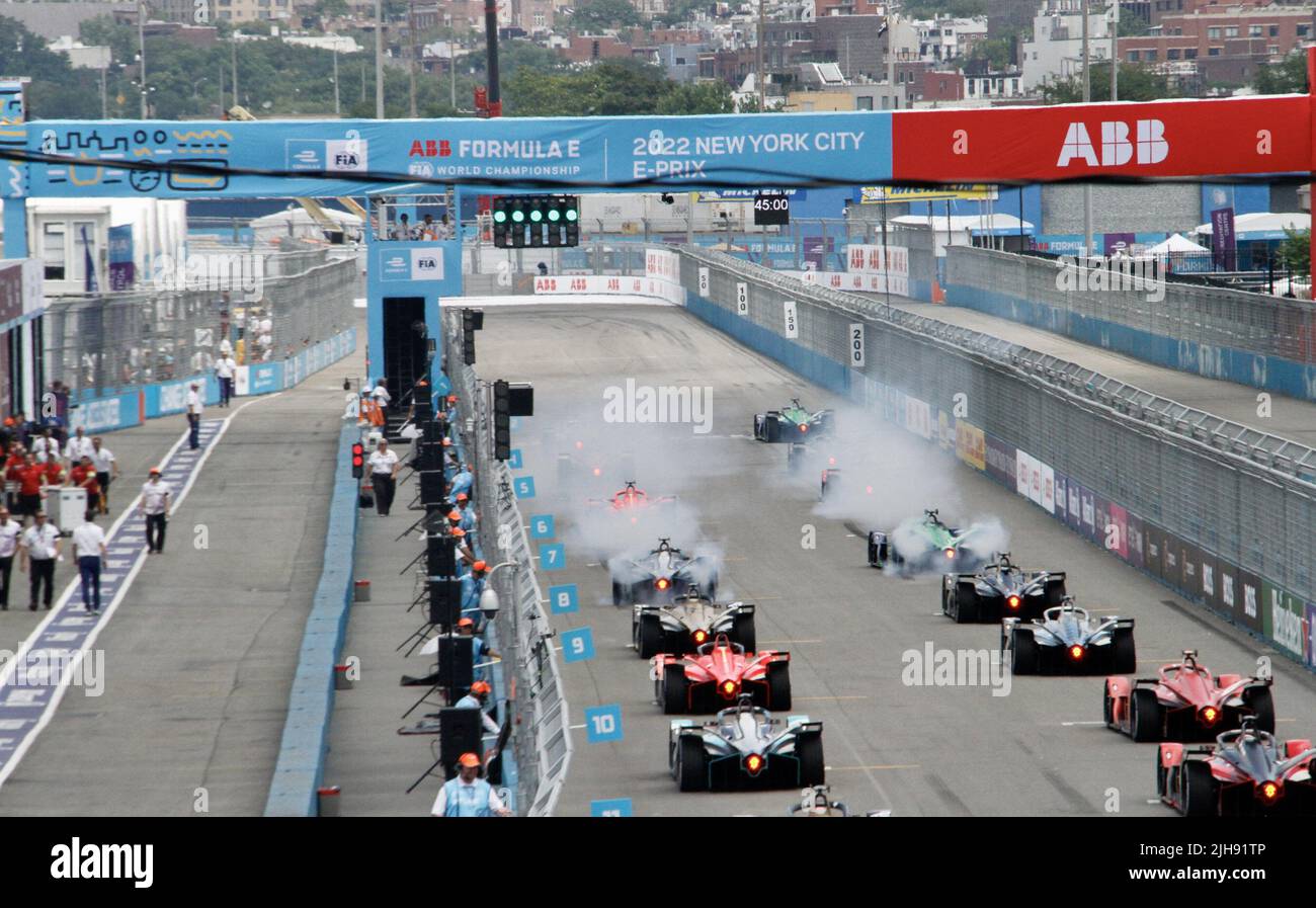 New York, USA, USA. 16th July, 2022. (SPO) Final Race of The 2022 NYC ...