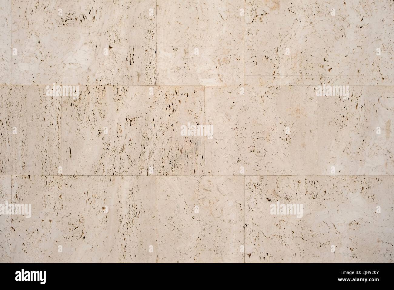 Classic cladding wall slabs with textured travertine stone finish ...