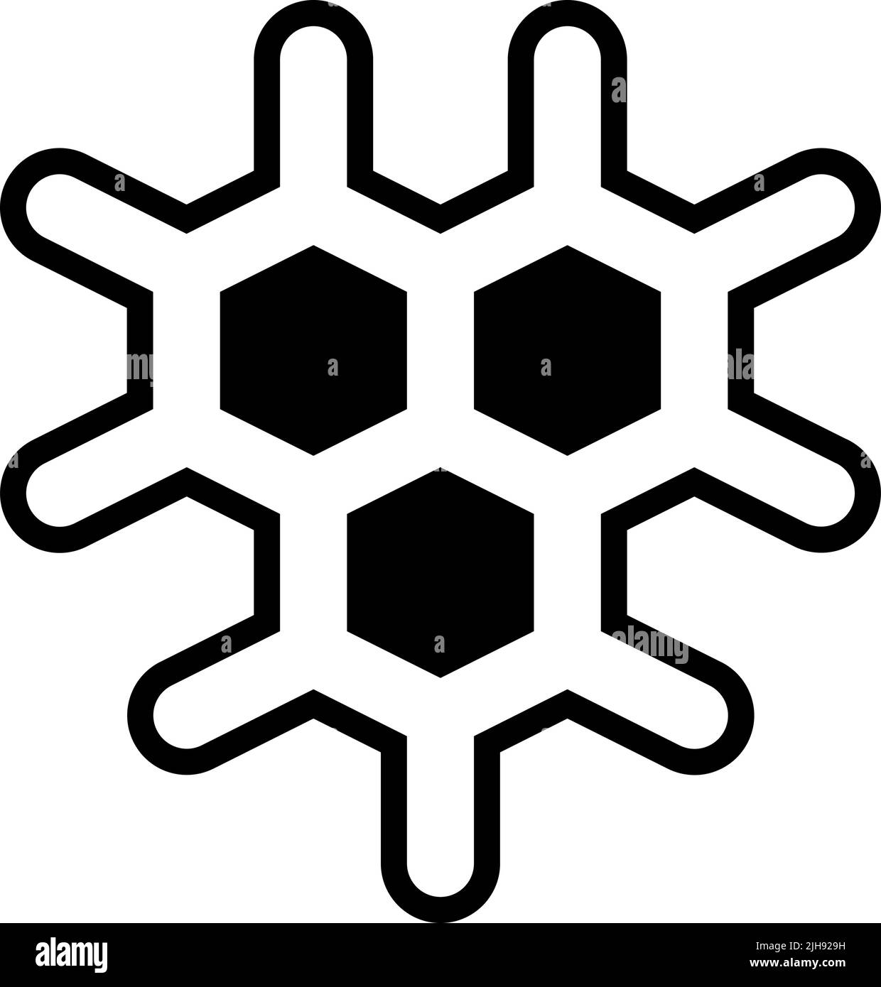 Laboratory hexagon Stock Vector Image & Art - Alamy