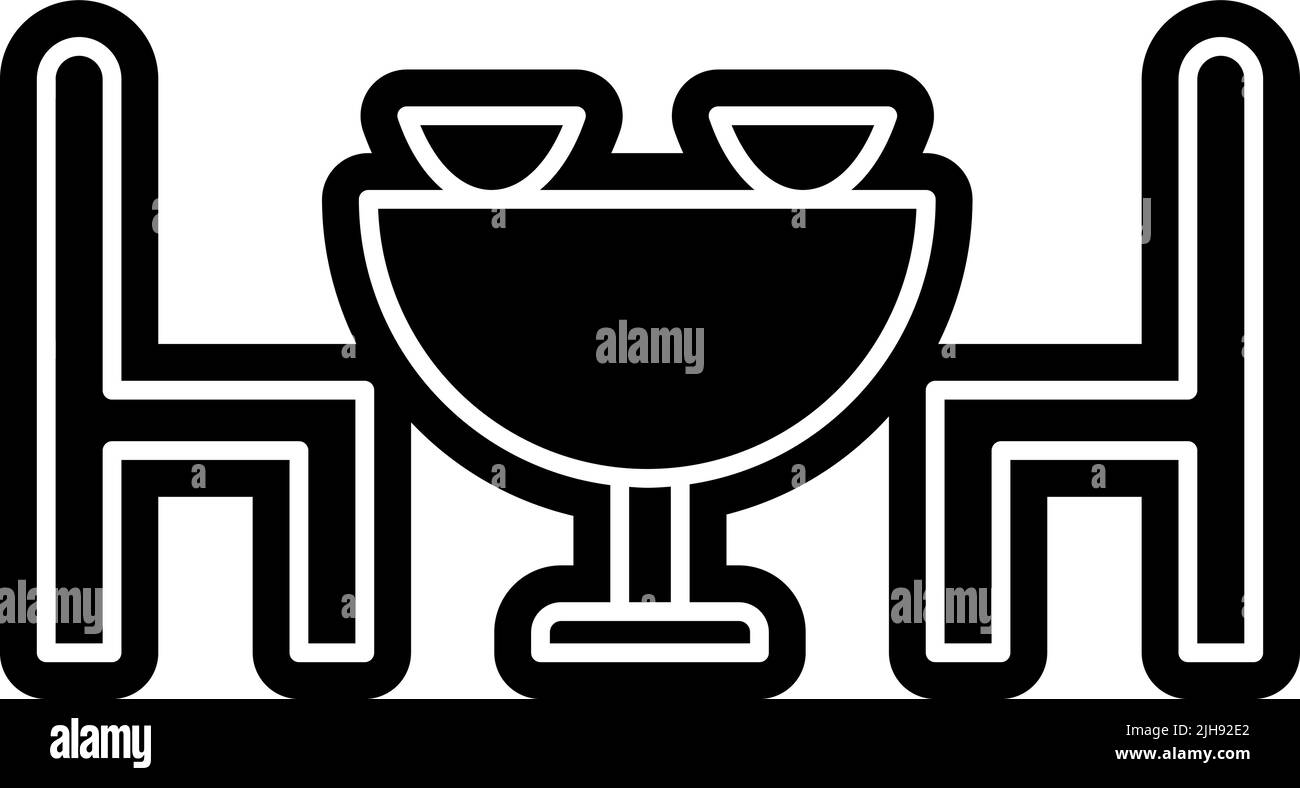 Wooden chair and table Black and White Stock Photos & Images - Alamy