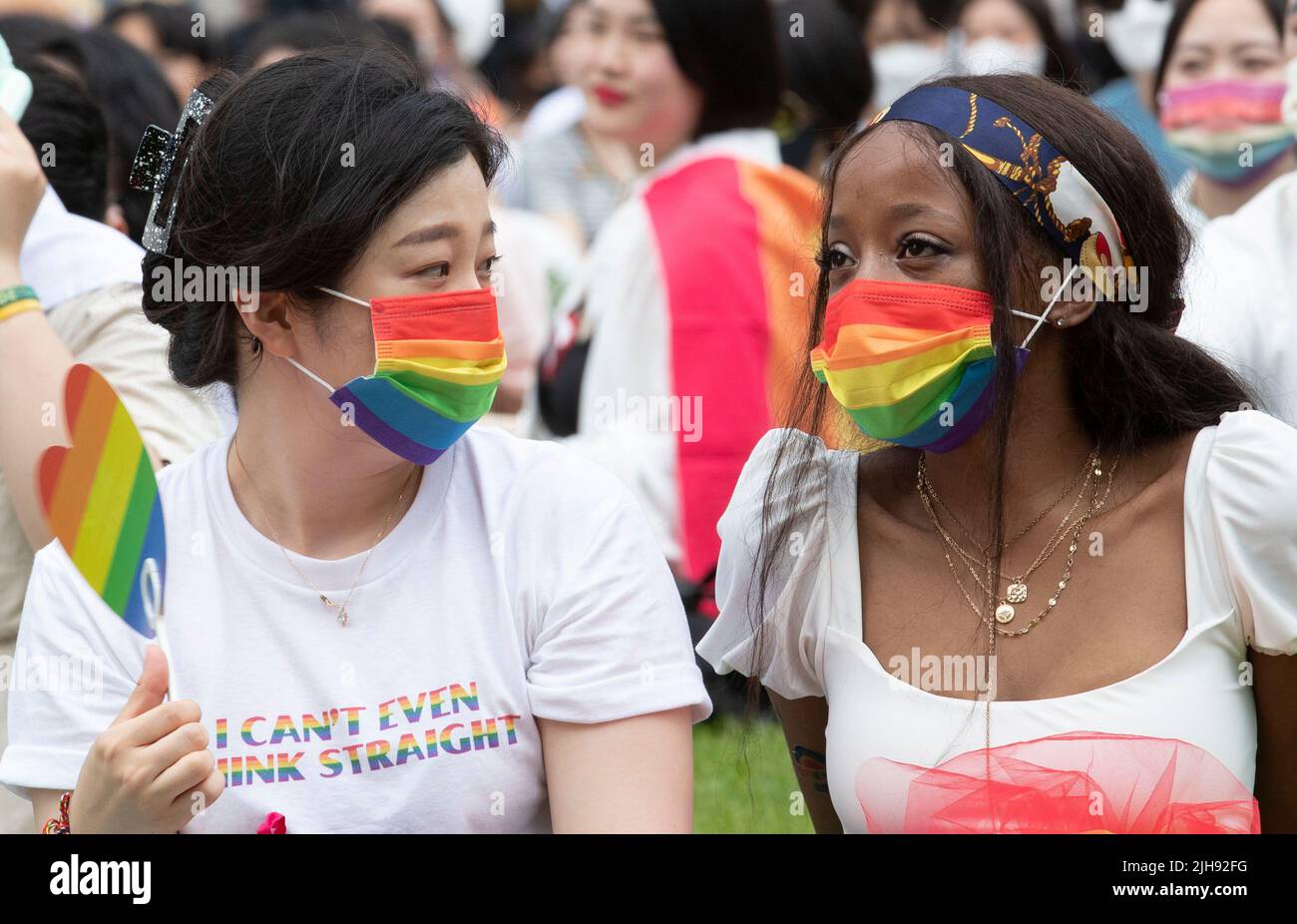 16 July 2022 - South Korea: South Korean People’s rally of the Seoul ...
