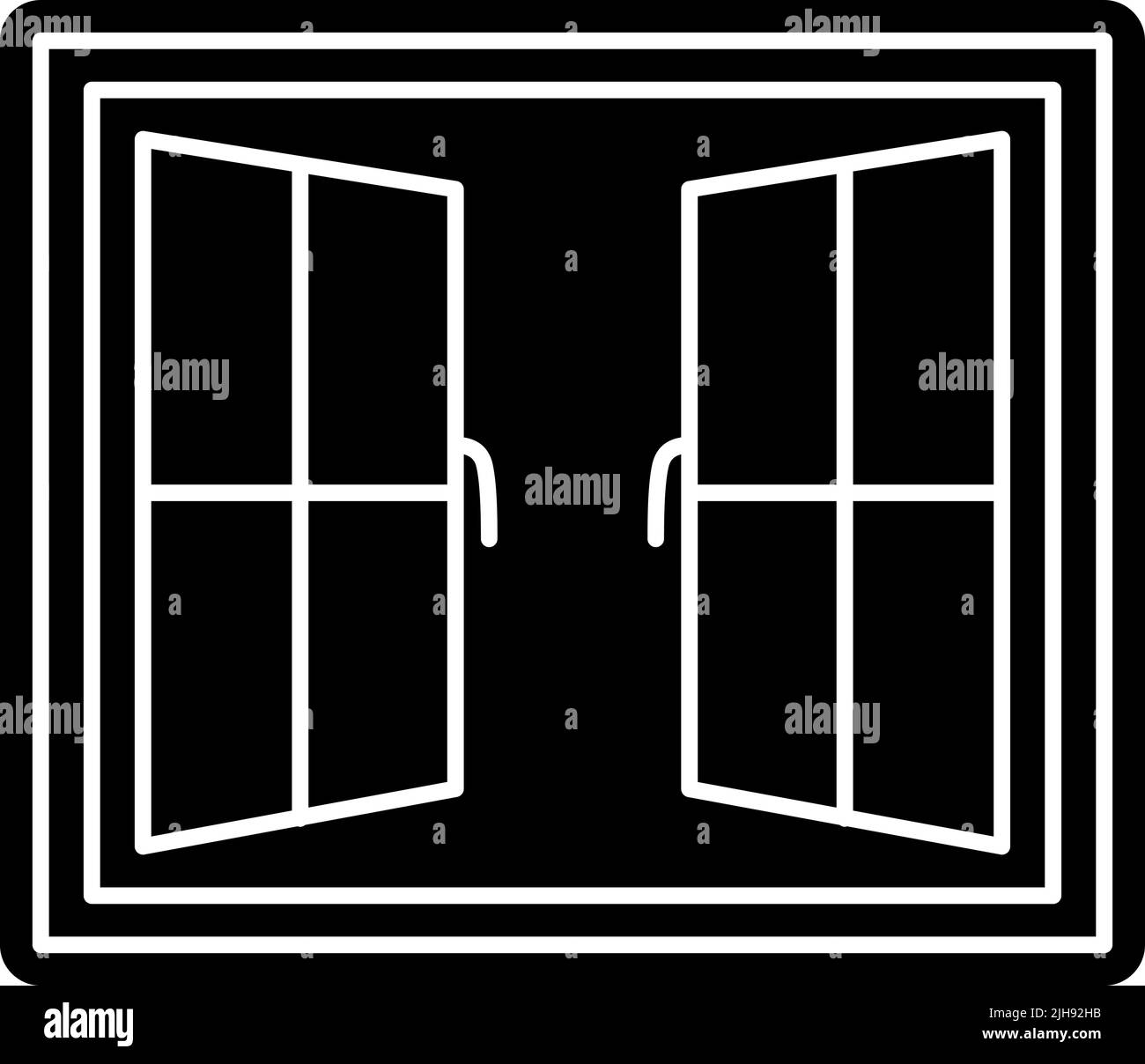 Interior wooden window Black and White Stock Photos & Images - Alamy