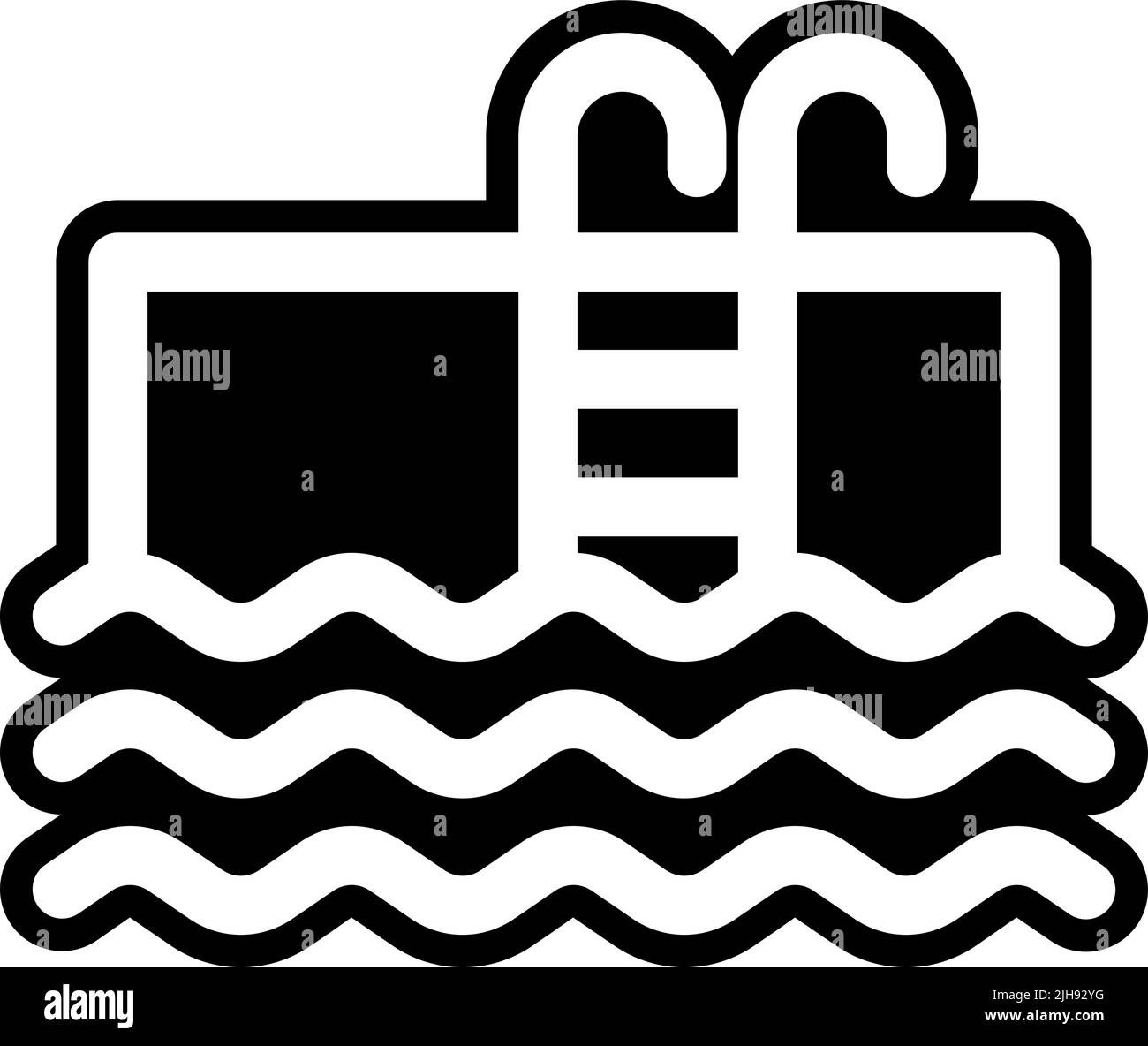 Swimming pool view hotel Cut Out Stock Images & Pictures - Alamy