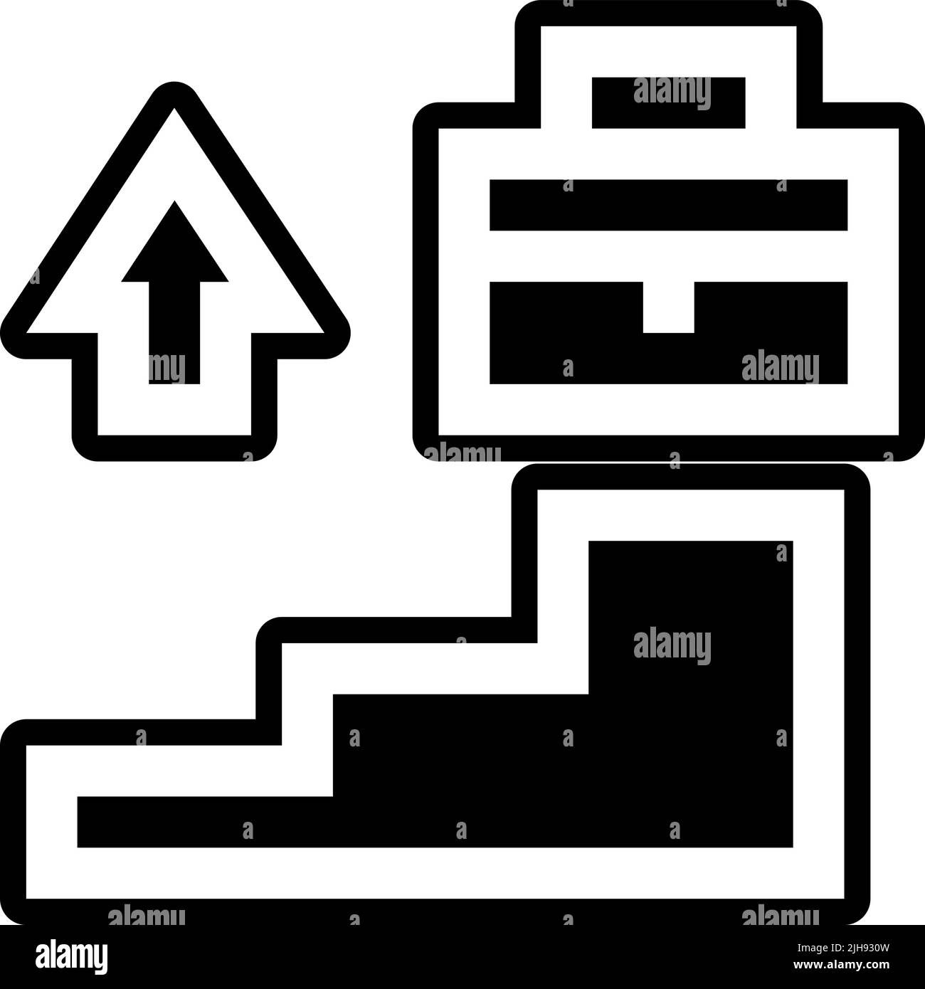 Increase and decrease career path Stock Vector Image & Art - Alamy