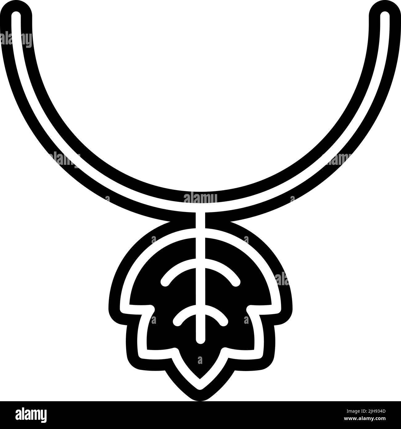 Chain neckline Stock Vector Images - Alamy