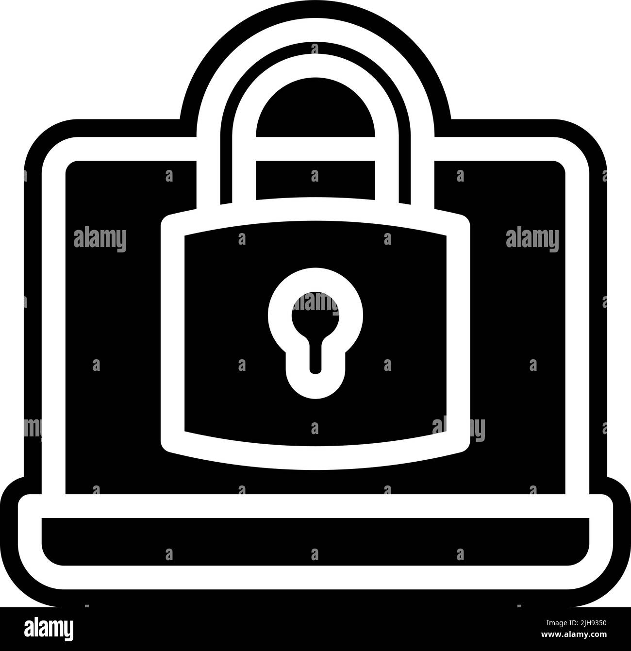 Internet security lock Stock Vector Image & Art - Alamy