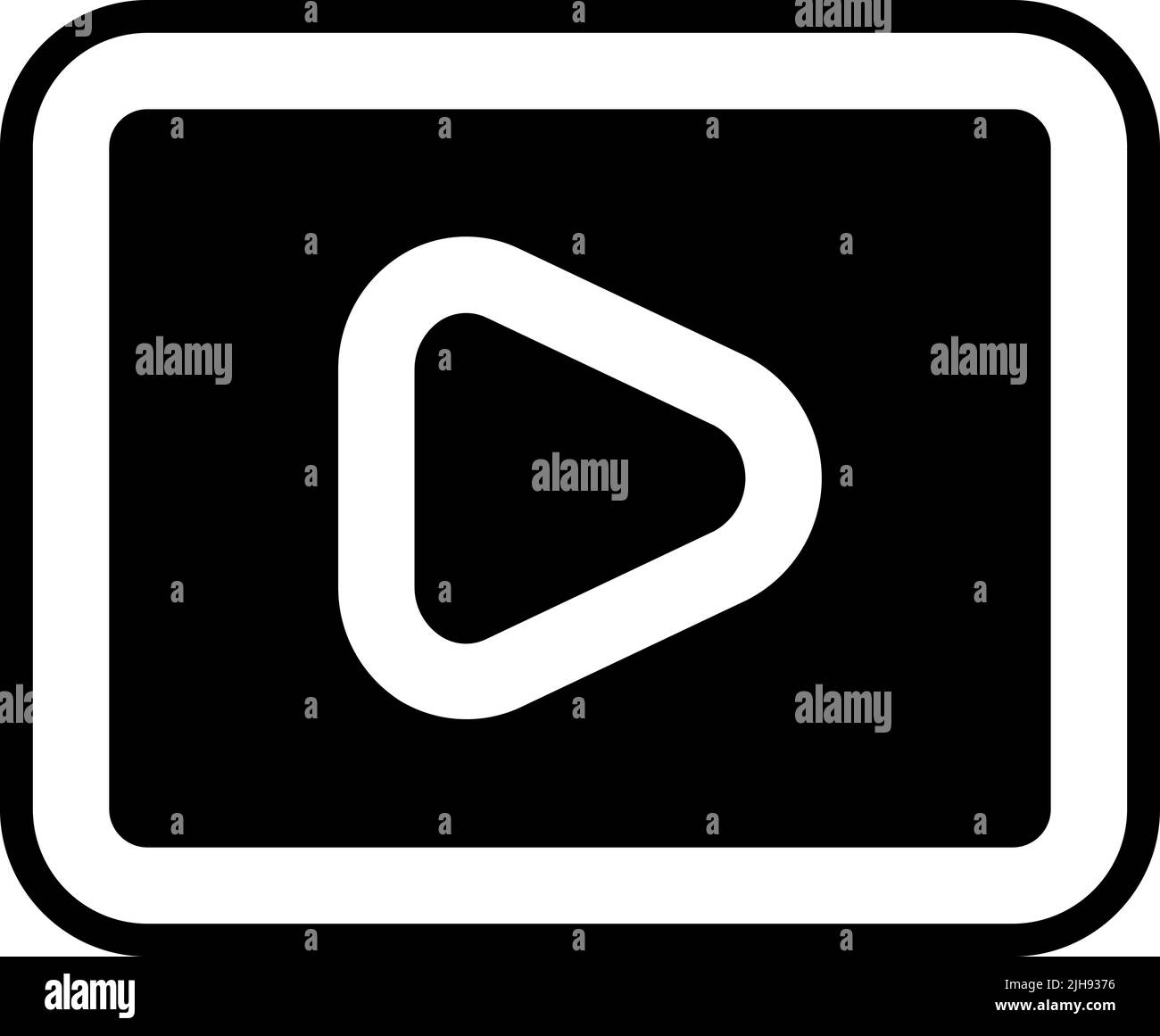 Youtube video mobile Black and White Stock Photos & Images - Alamy