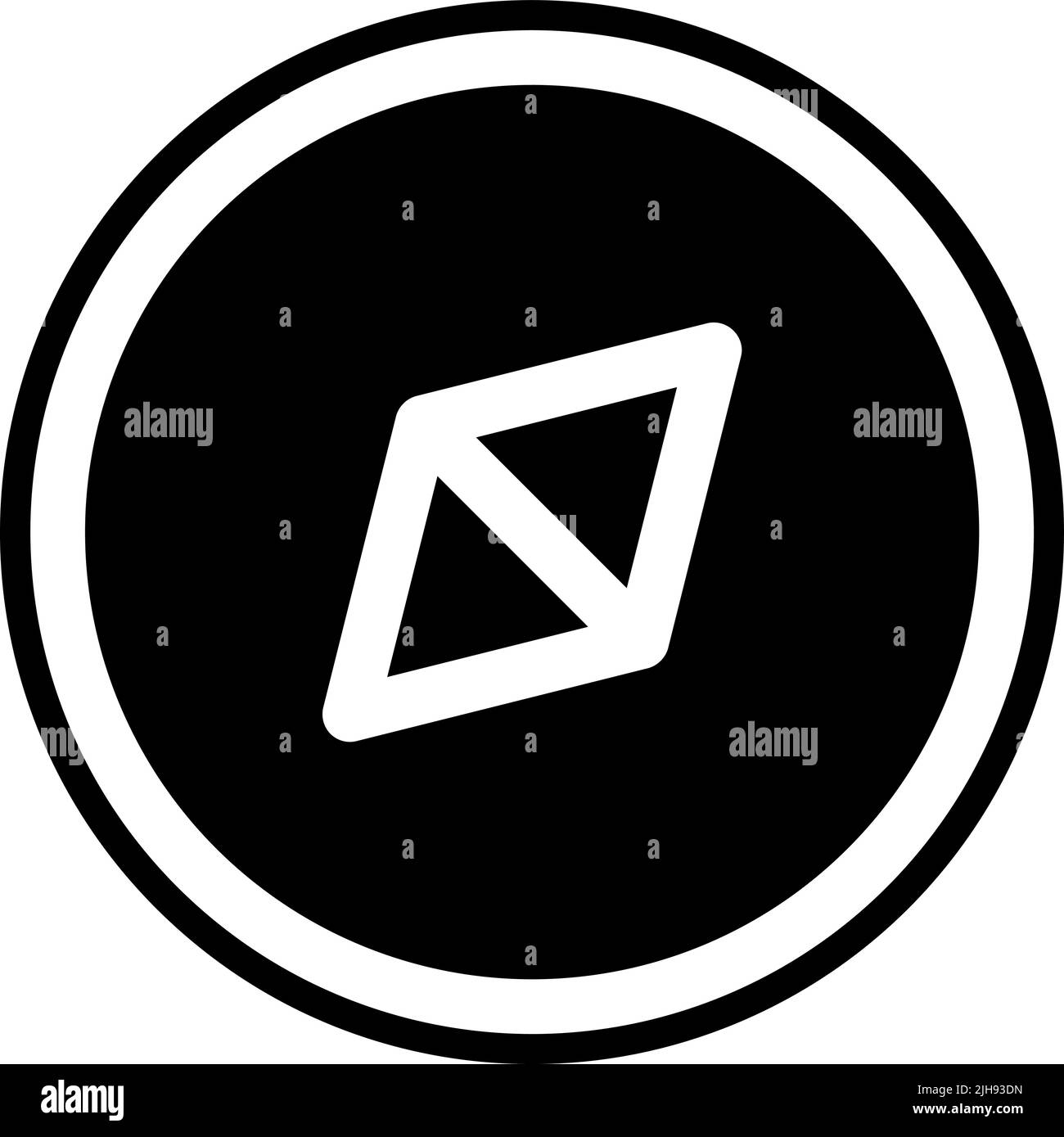 Compass smartphone app Stock Vector Images - Alamy
