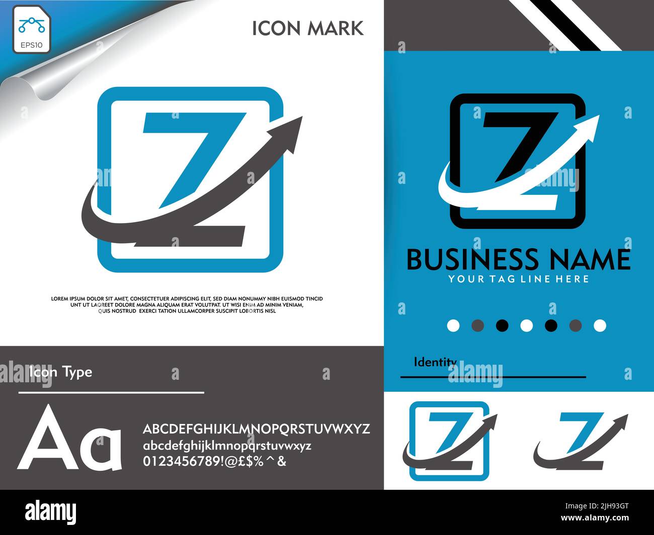 Finance logo with letter z premium vector Stock Vector Image & Art - Alamy