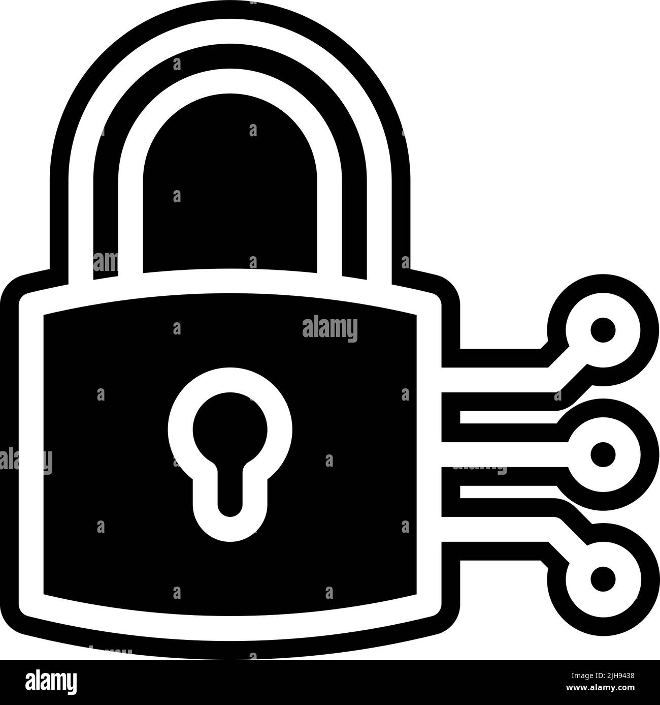 Internet security lock Stock Vector Image & Art - Alamy