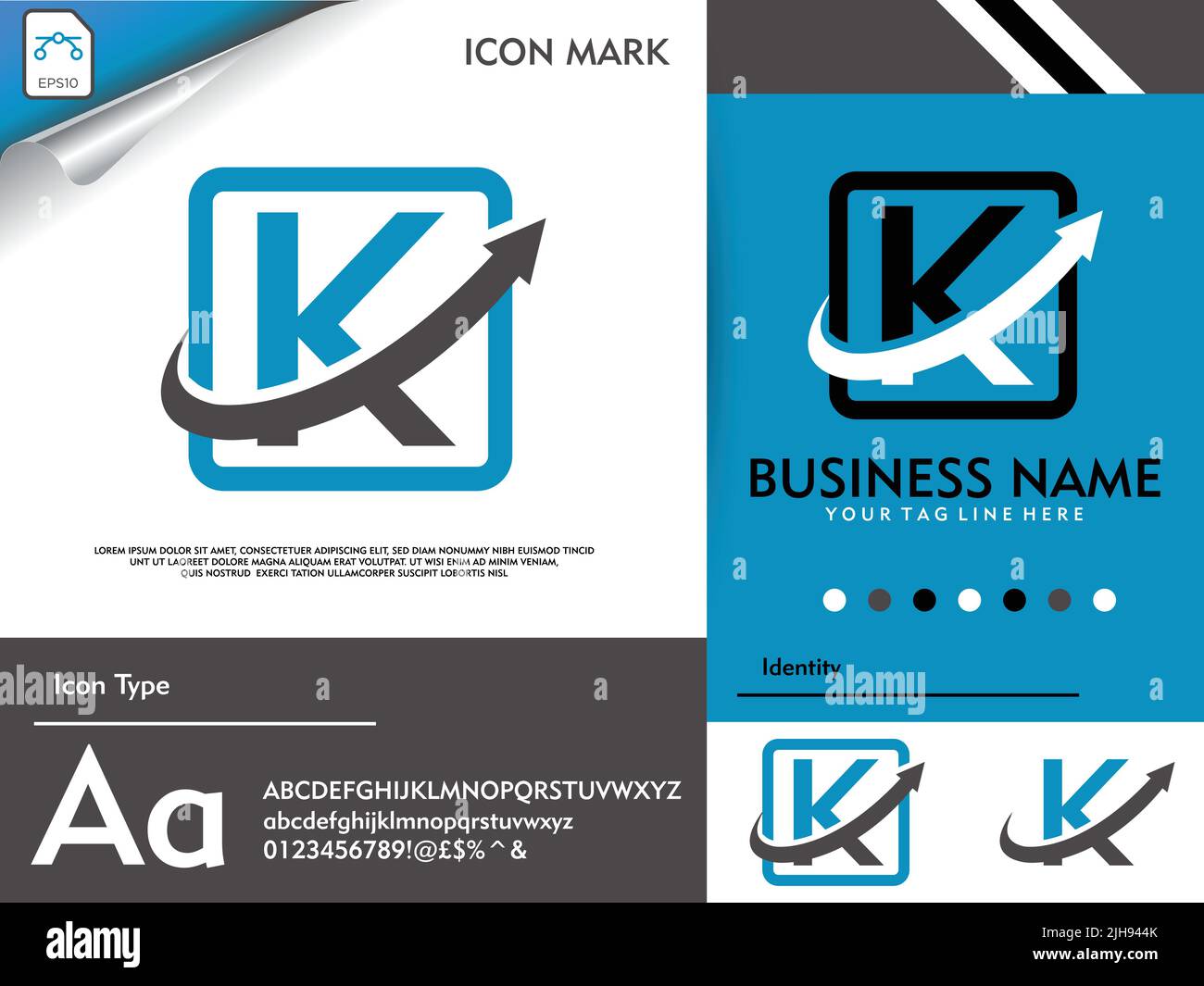 Finance logo with letter k premium vector Stock Vector Image & Art - Alamy