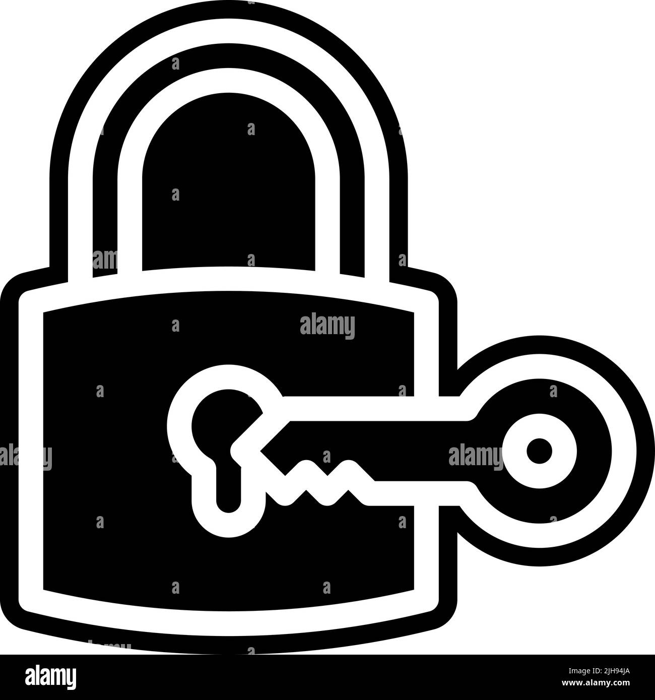 Internet security lock Stock Vector Image & Art - Alamy