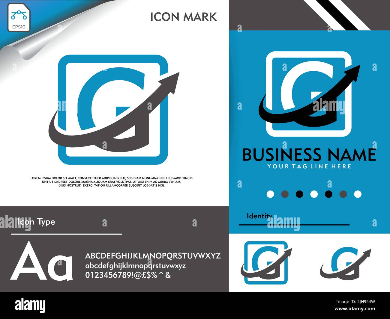 Finance logo with letter g premium vector Stock Vector Image & Art - Alamy