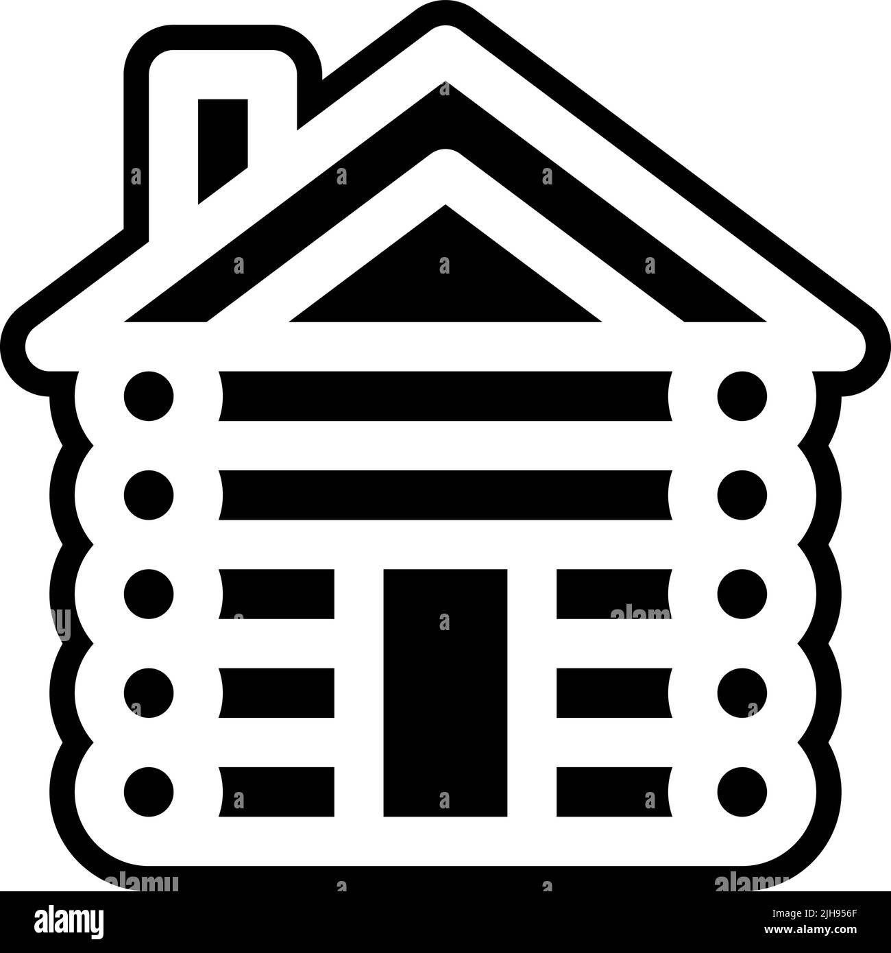 Isolated village russia Stock Vector Images - Alamy