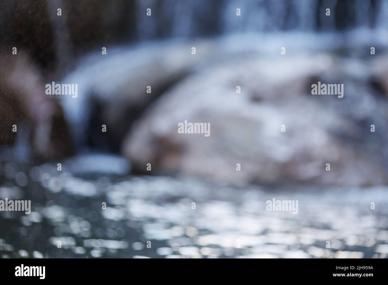 Waterfall unfocussed backdrop Stock Photo - Alamy