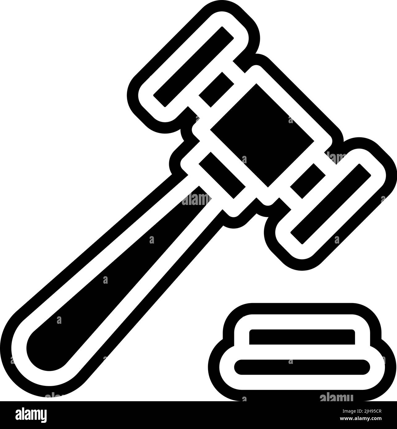 Justice law illustration Cut Out Stock Images & Pictures - Alamy