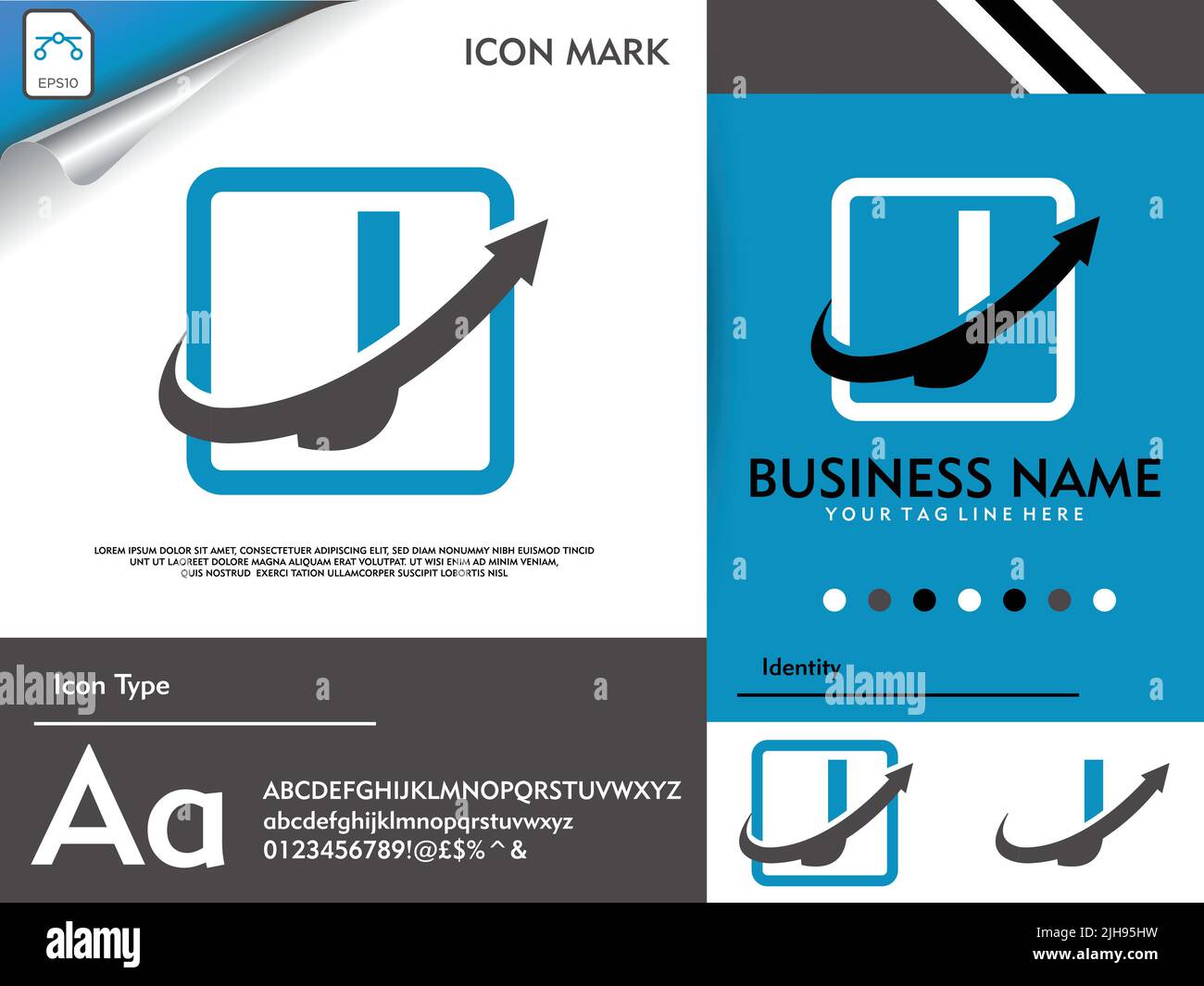 Logo growth chart letter Stock Vector Images - Alamy