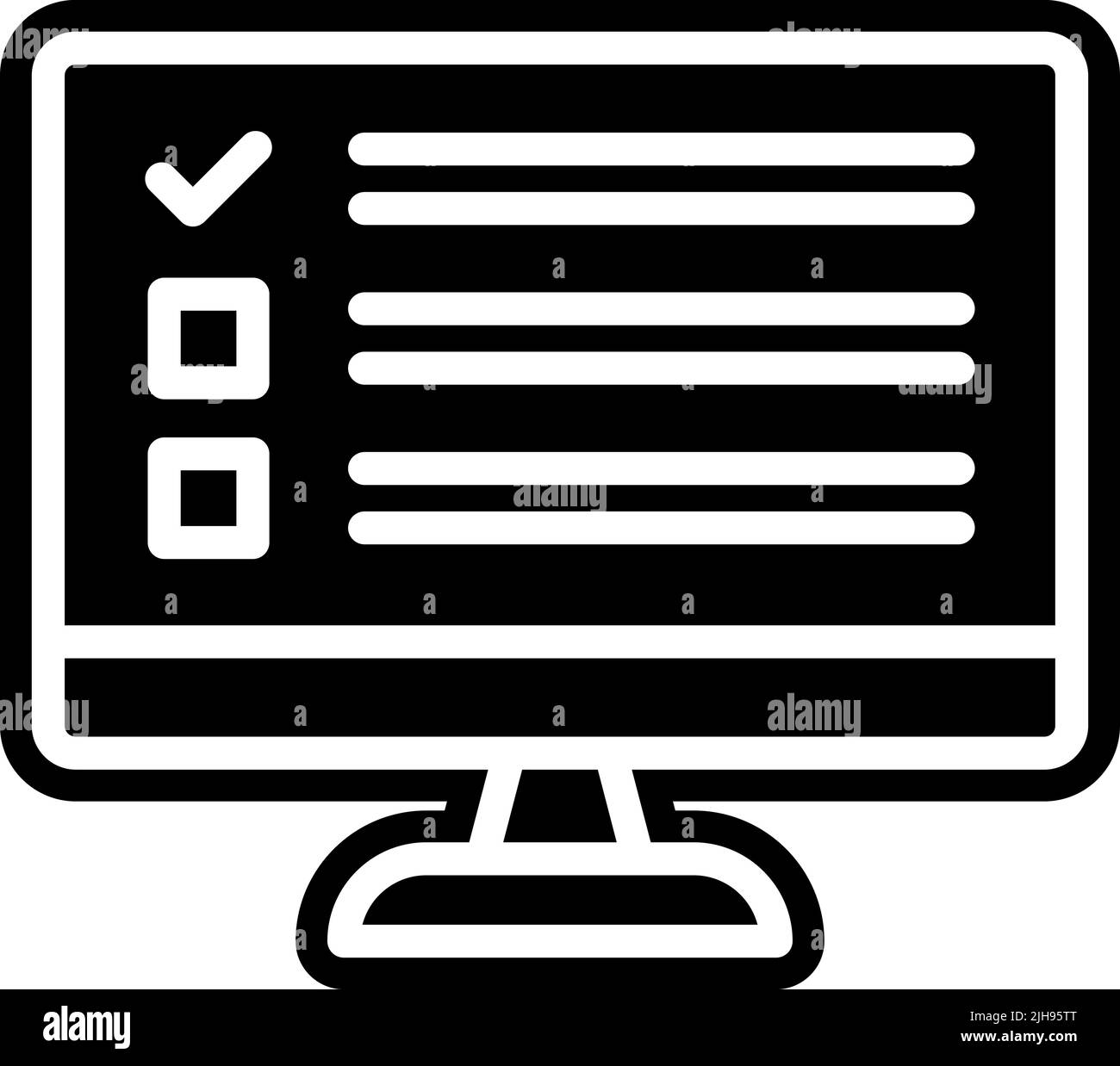 Online education online test Stock Vector Image & Art - Alamy