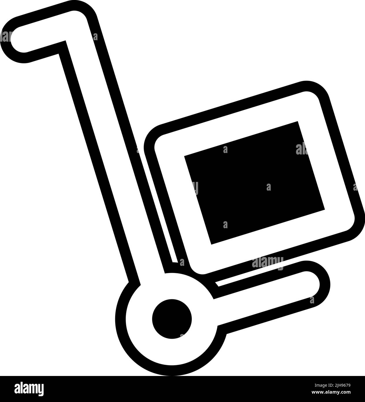 Shopping cart parcel 3d Stock Vector Images - Alamy