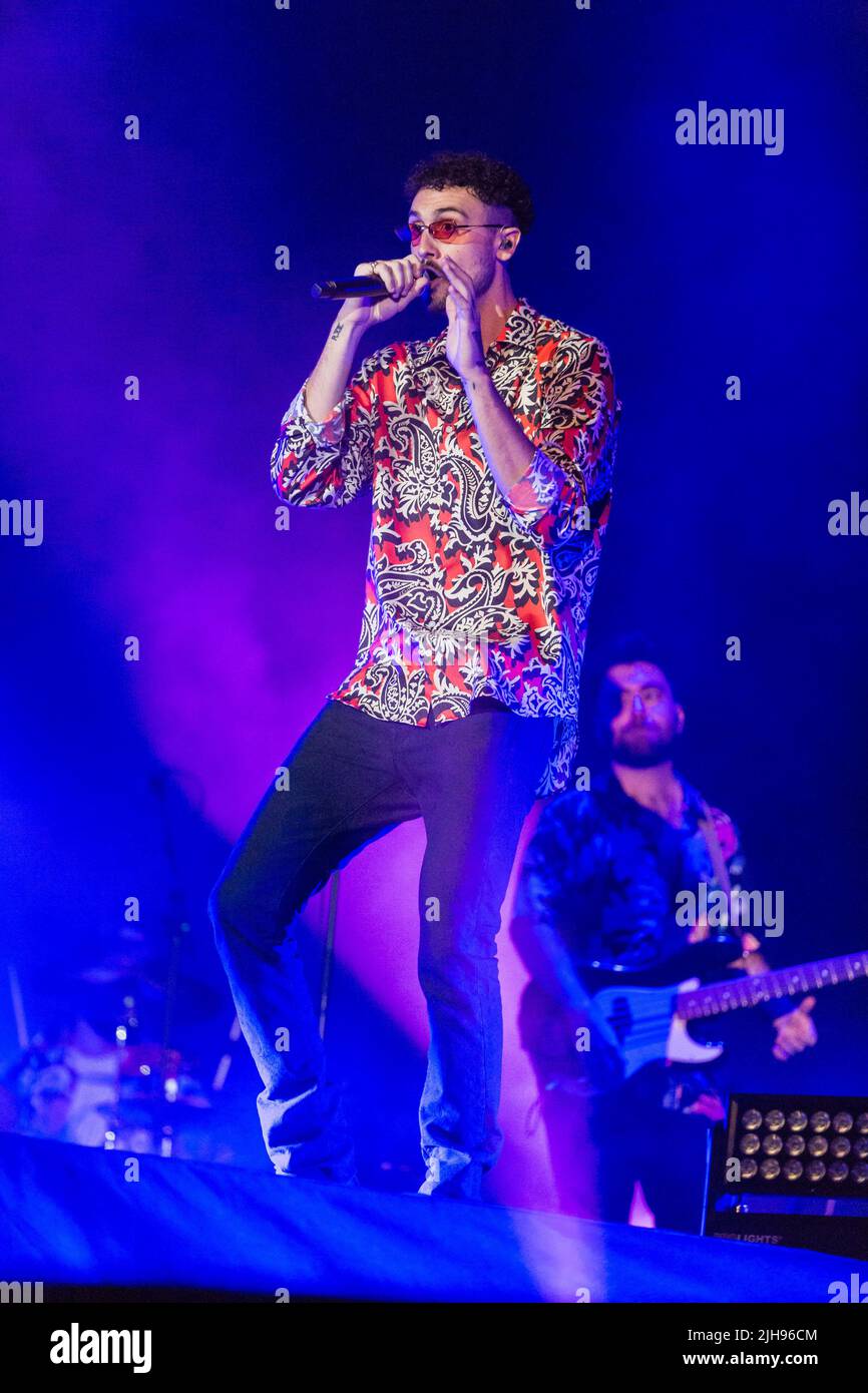 rock in roma, roma, Italy, July 15, 2022, Carl Brave during Carl Brave ...