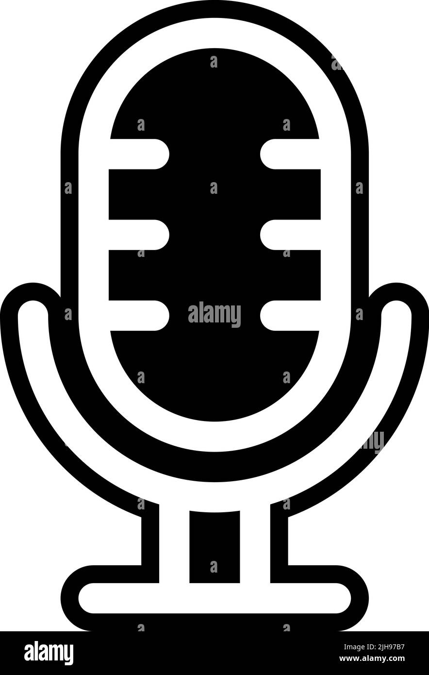 Podcast microphone Stock Vector Image & Art - Alamy