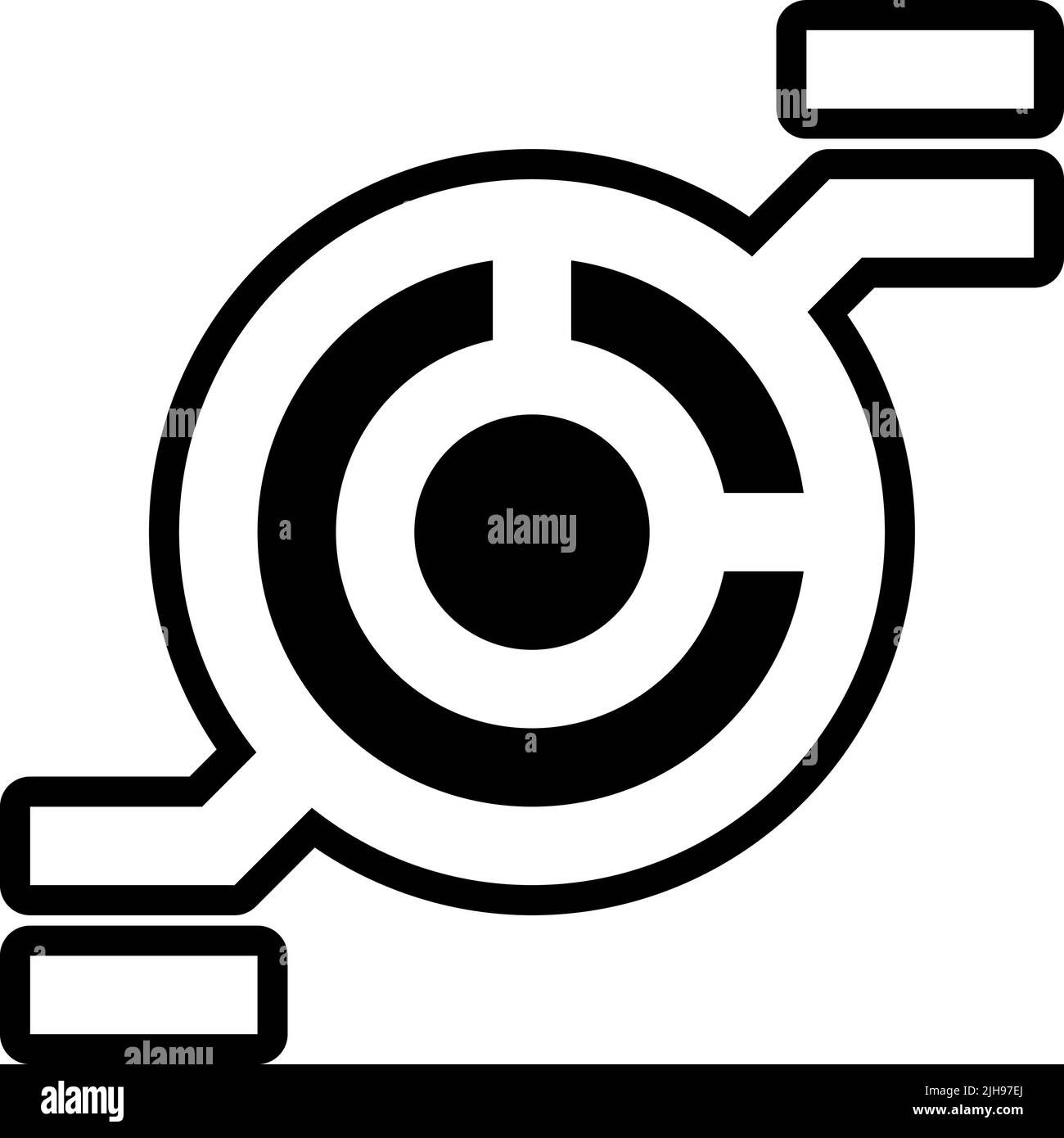 Seo and sem pie chart Stock Vector Image & Art - Alamy