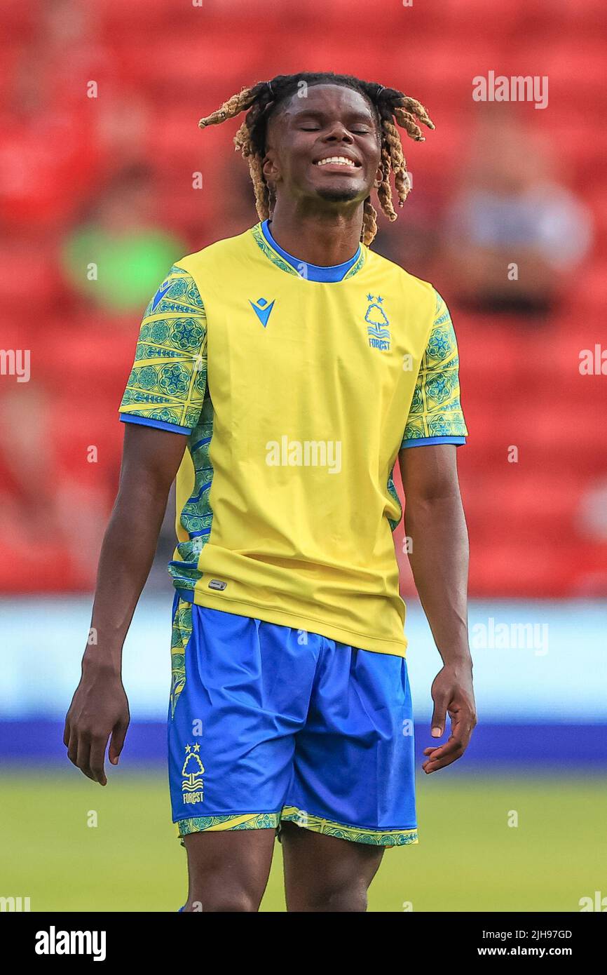 Alex Mighten #17 of Nottingham Forest during the game Stock Photo - Alamy