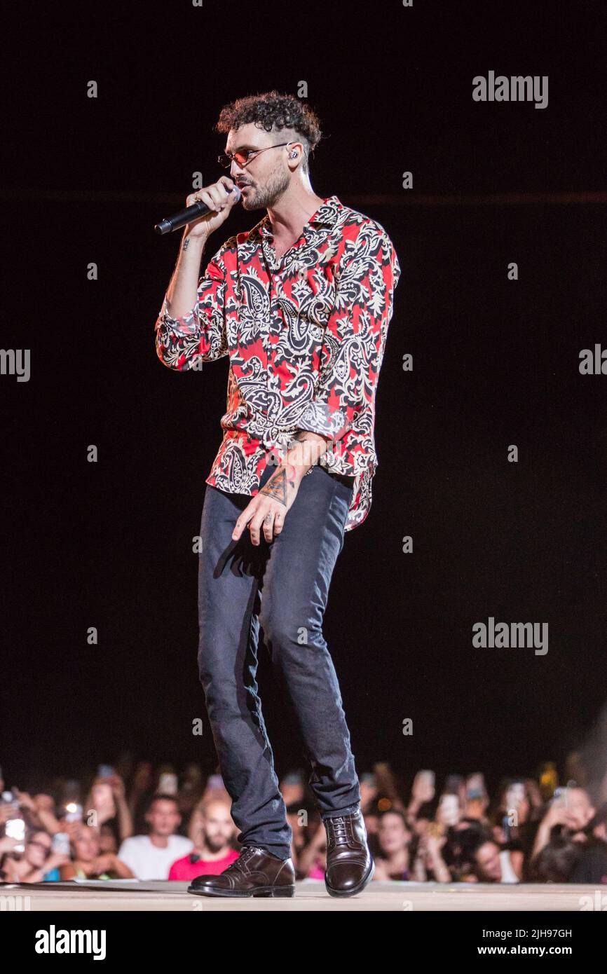 rock in roma, roma, Italy, July 15, 2022, Carl Brave during Carl Brave ...