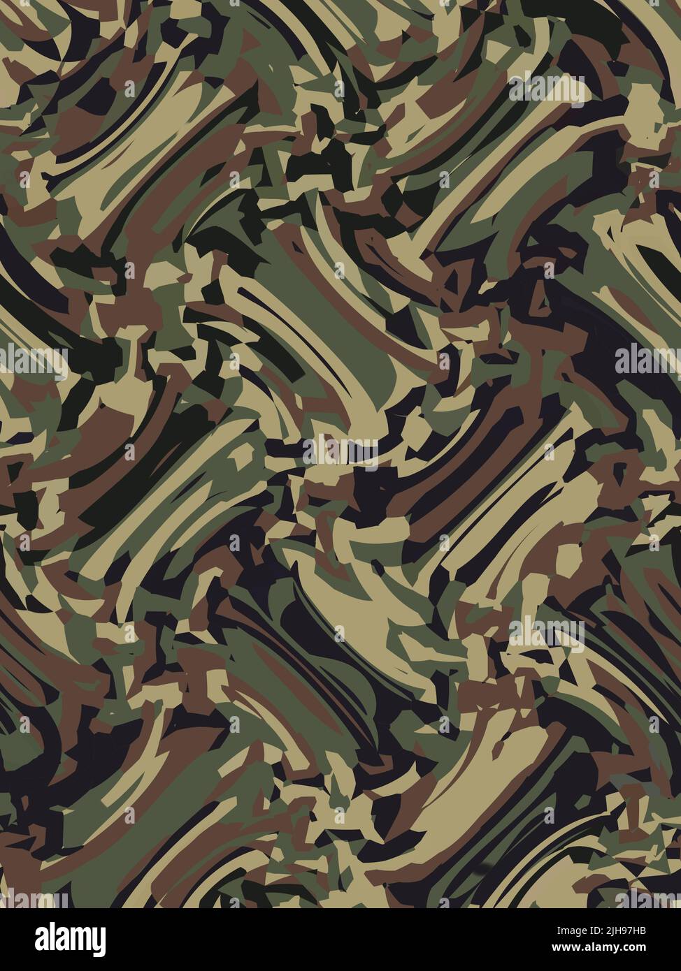 Abstract and contemporary digital art camouflage pattern Stock Photo ...