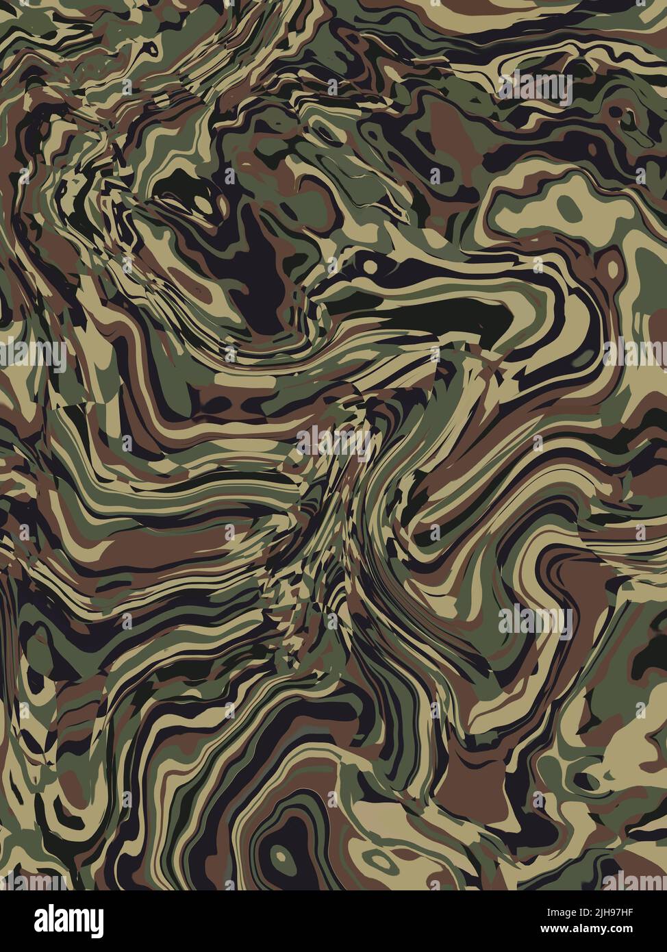 Abstract and contemporary digital art camouflage pattern Stock Photo ...