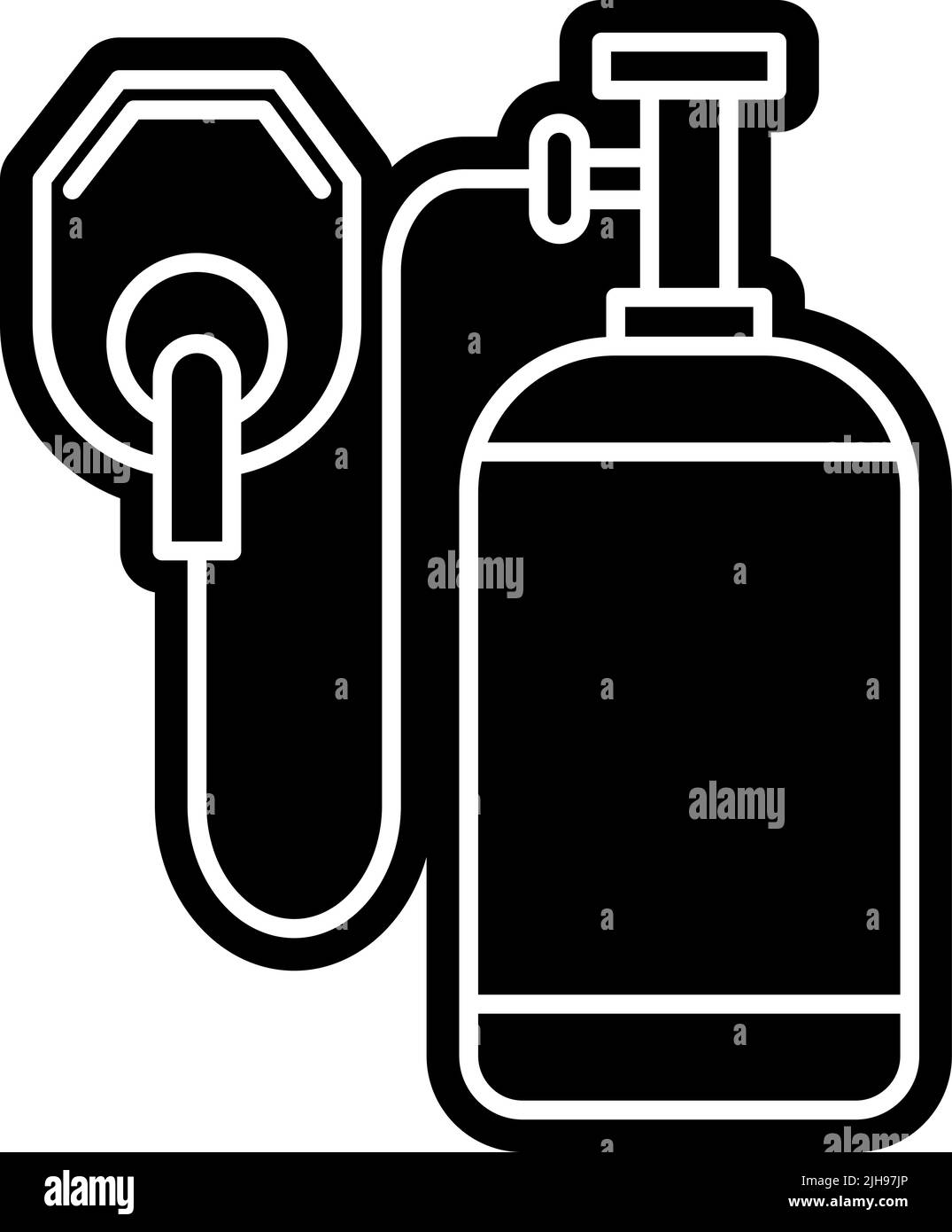 Oxygen cylinder cartoon hi-res stock photography and images - Alamy
