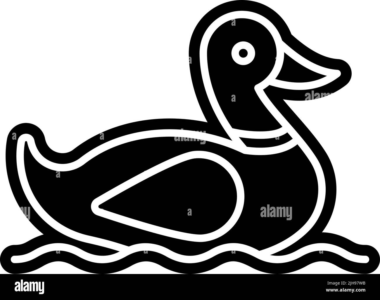 Spring duck Stock Vector Image & Art - Alamy