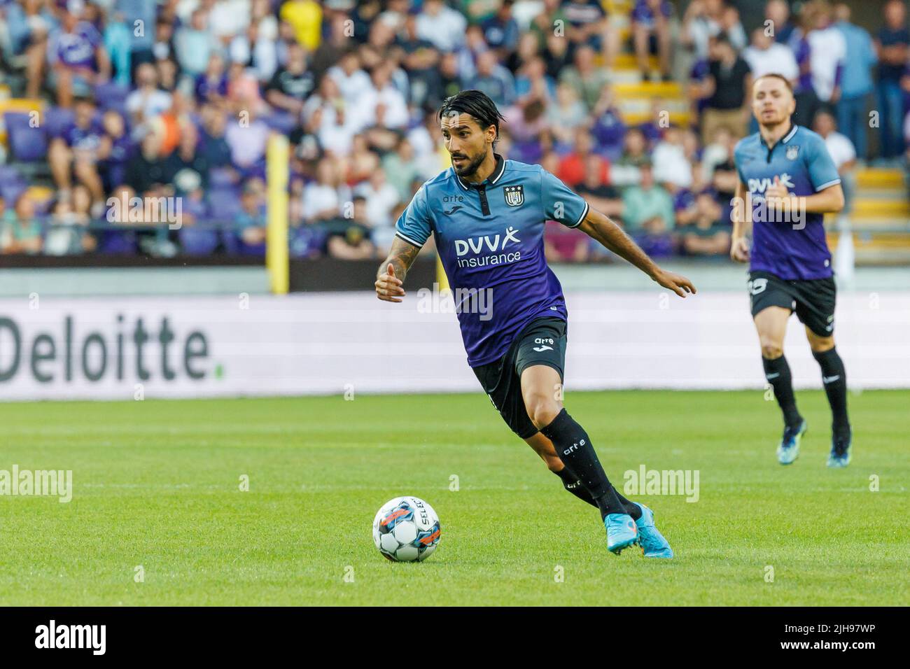 Anderlecht's Lior Refaelov pictured in action during a friendly soccer ...