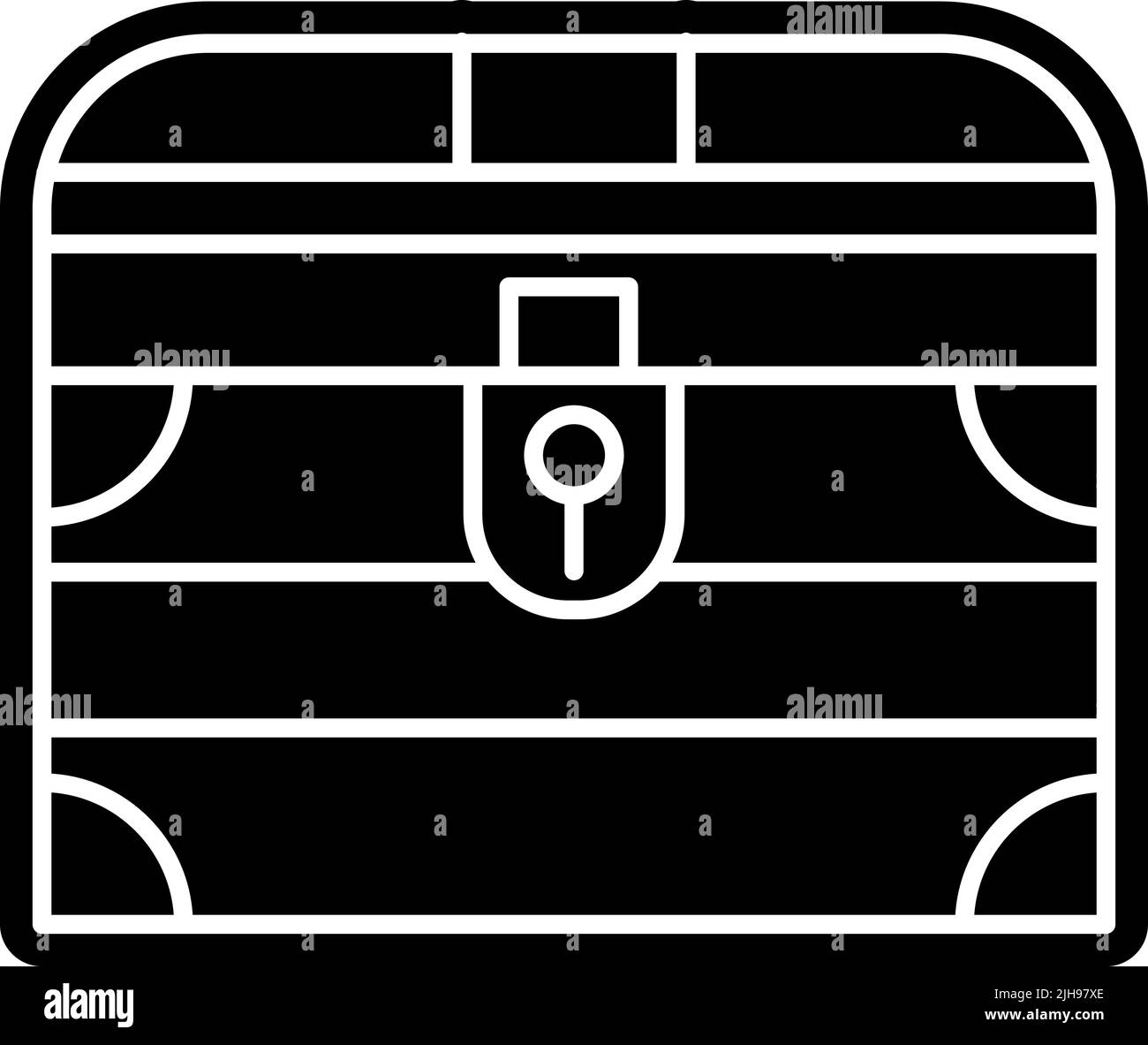 Treasure chest sea background Black and White Stock Photos & Images - Alamy