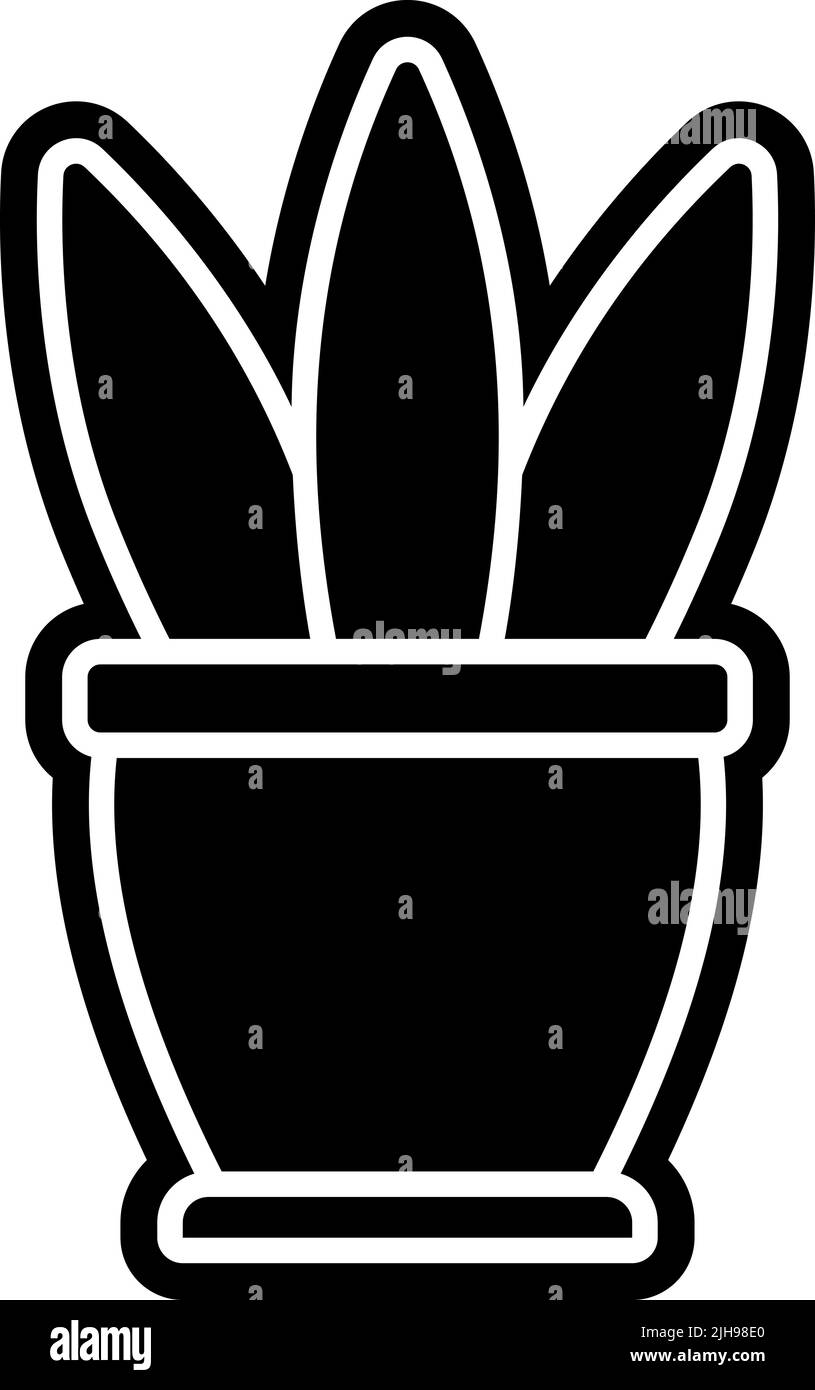 Spring plant pot Stock Vector Image & Art - Alamy