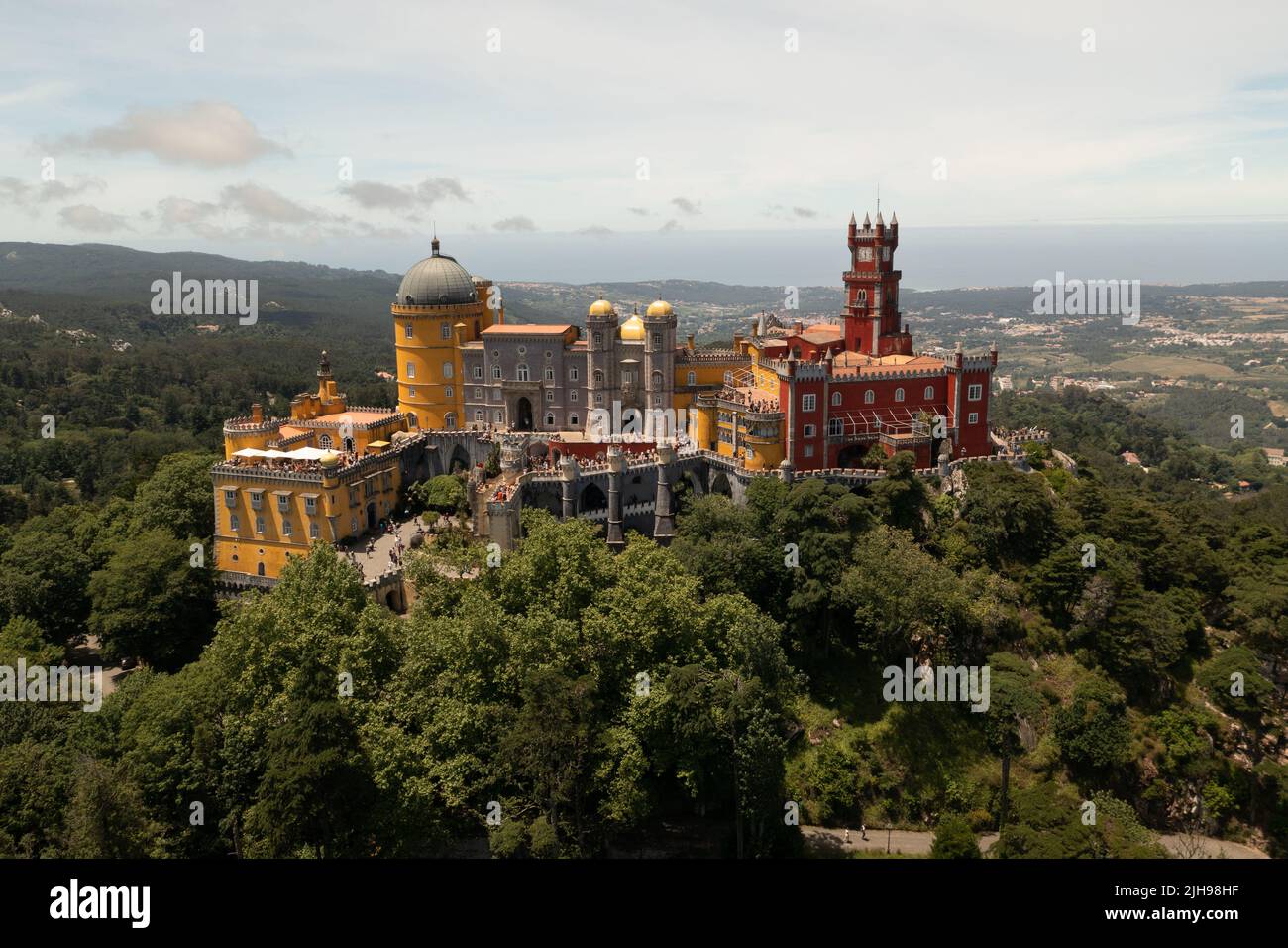 Sintra adventure landscape historic castle hi-res stock photography and ...