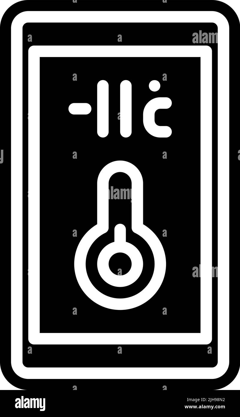 Temperature measurement device thermometer Black and White Stock Photos ...