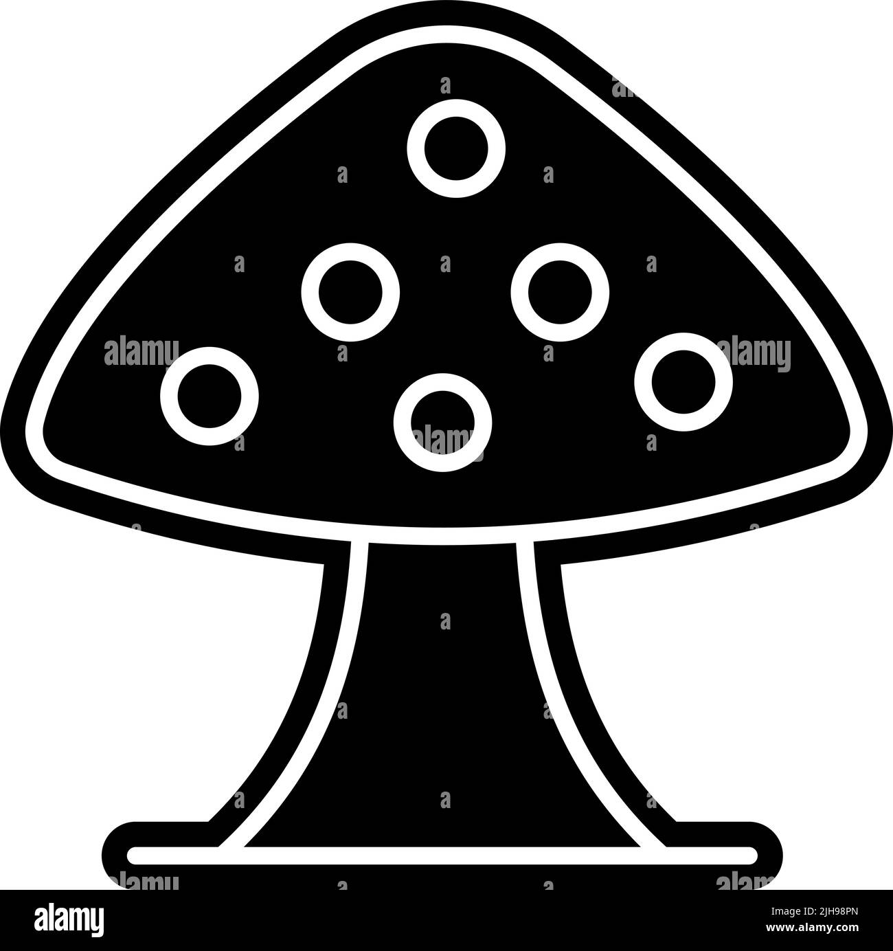 Mushroom texture abstract pattern Black and White Stock Photos & Images ...