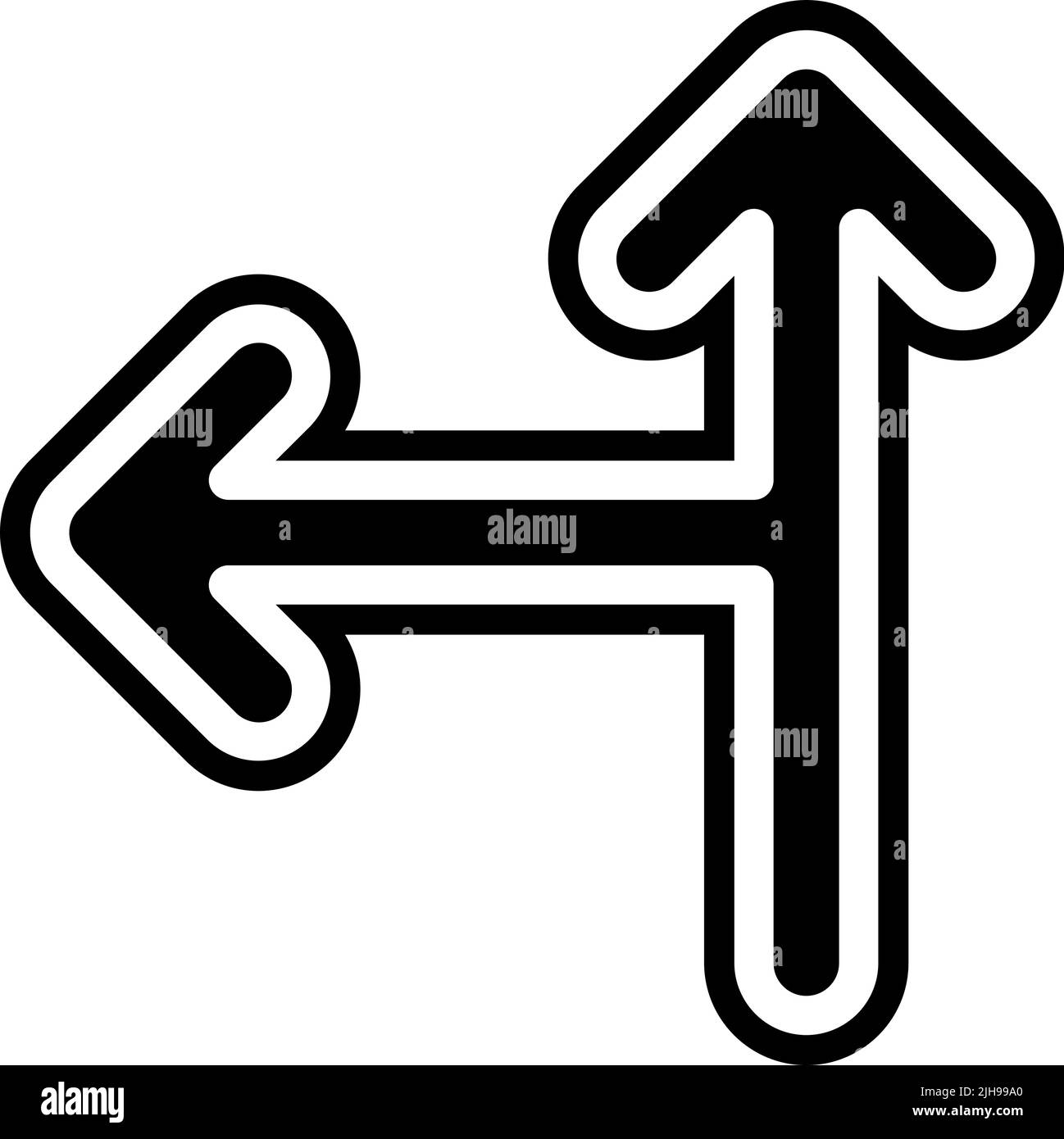 Keep left sign Black and White Stock Photos & Images - Alamy