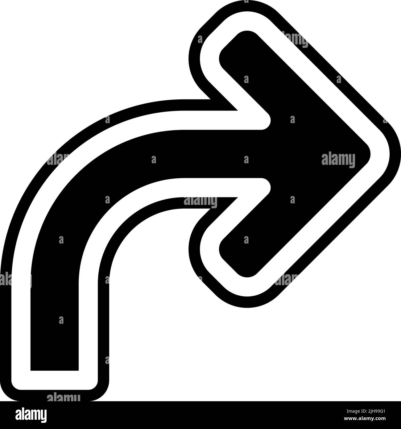 Arrows turn right Stock Vector Image & Art - Alamy