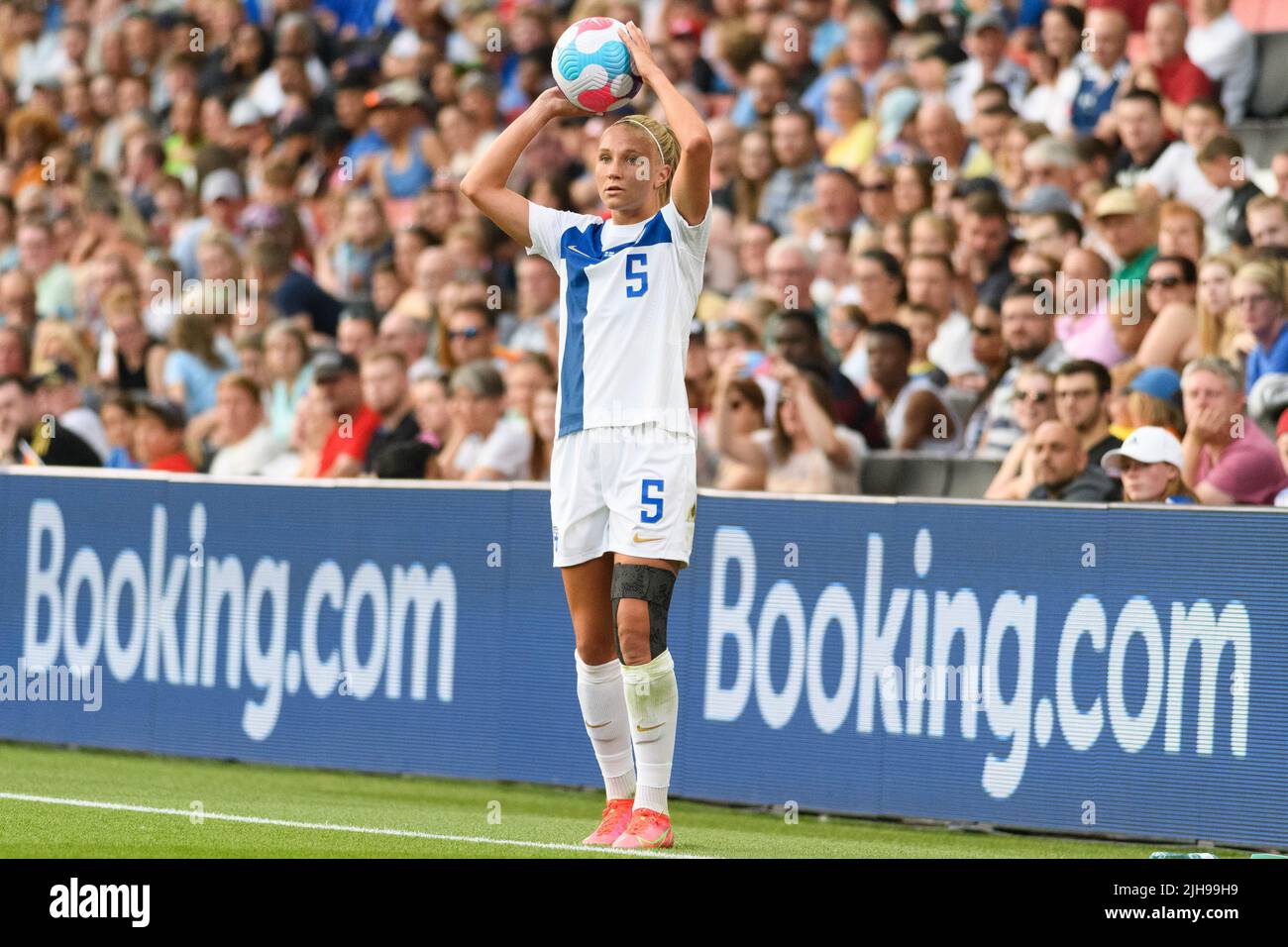 Emma Koivisto (5 Finland) during the UEFA Womens Euro 2022 football ...