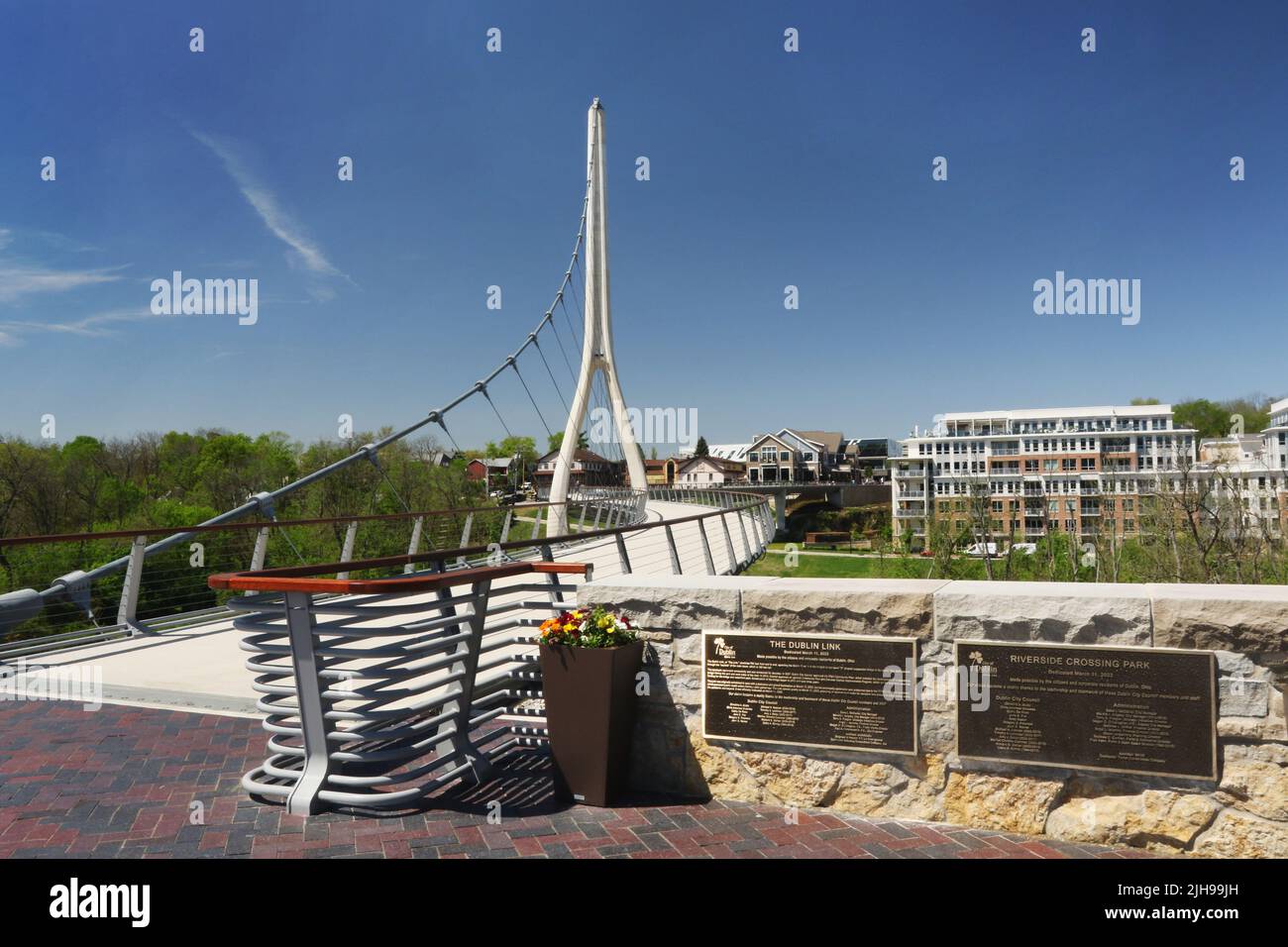 Riverside Crossing Park. Riverside Crossing Bridge. A neighborhood ...